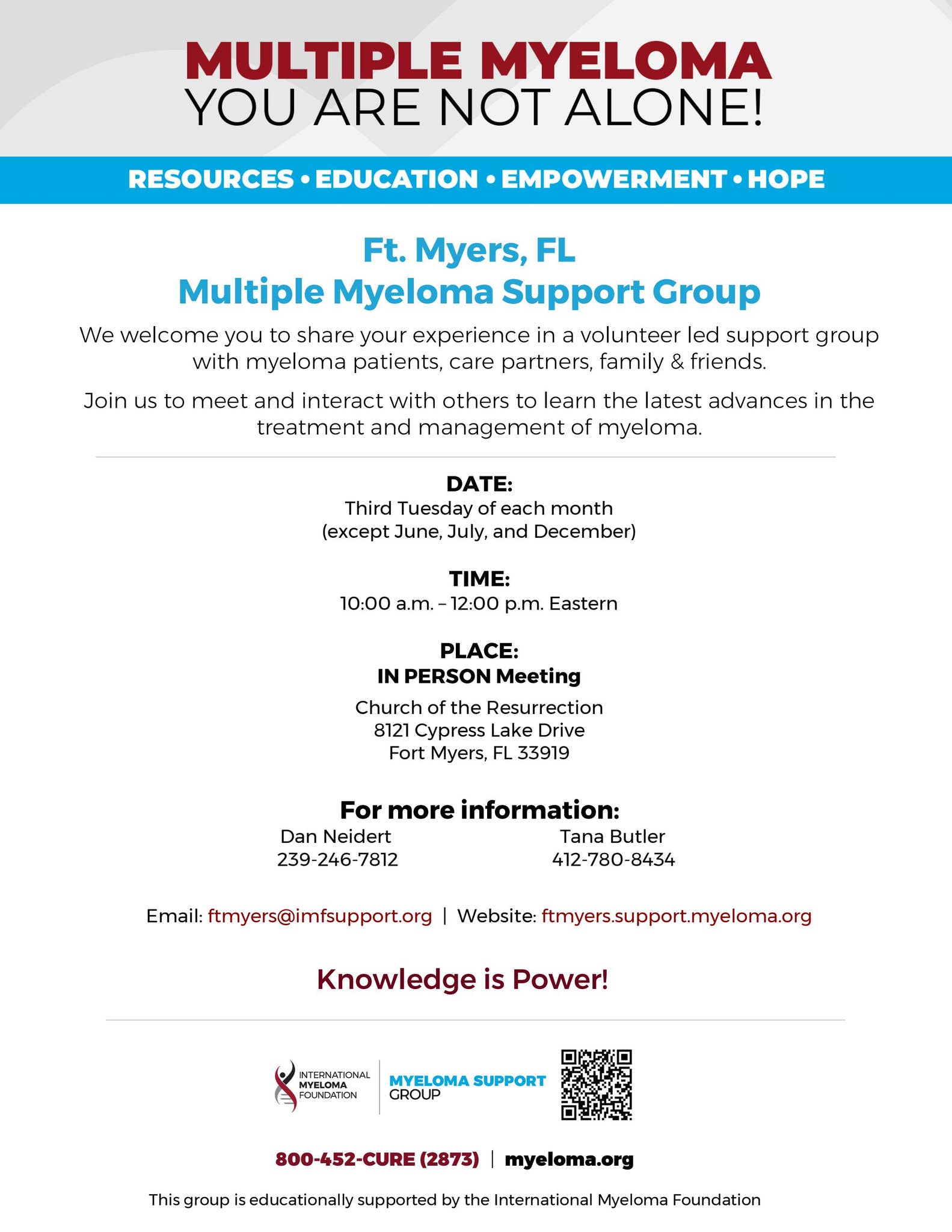 Ft. Myers FL SG Flyer by International Myeloma Foundation - Issuu