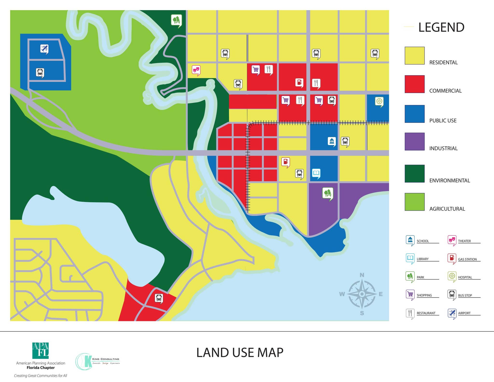 3rd Grade through 5th Grade - Module 2: Land Use Map Poster by APA ...