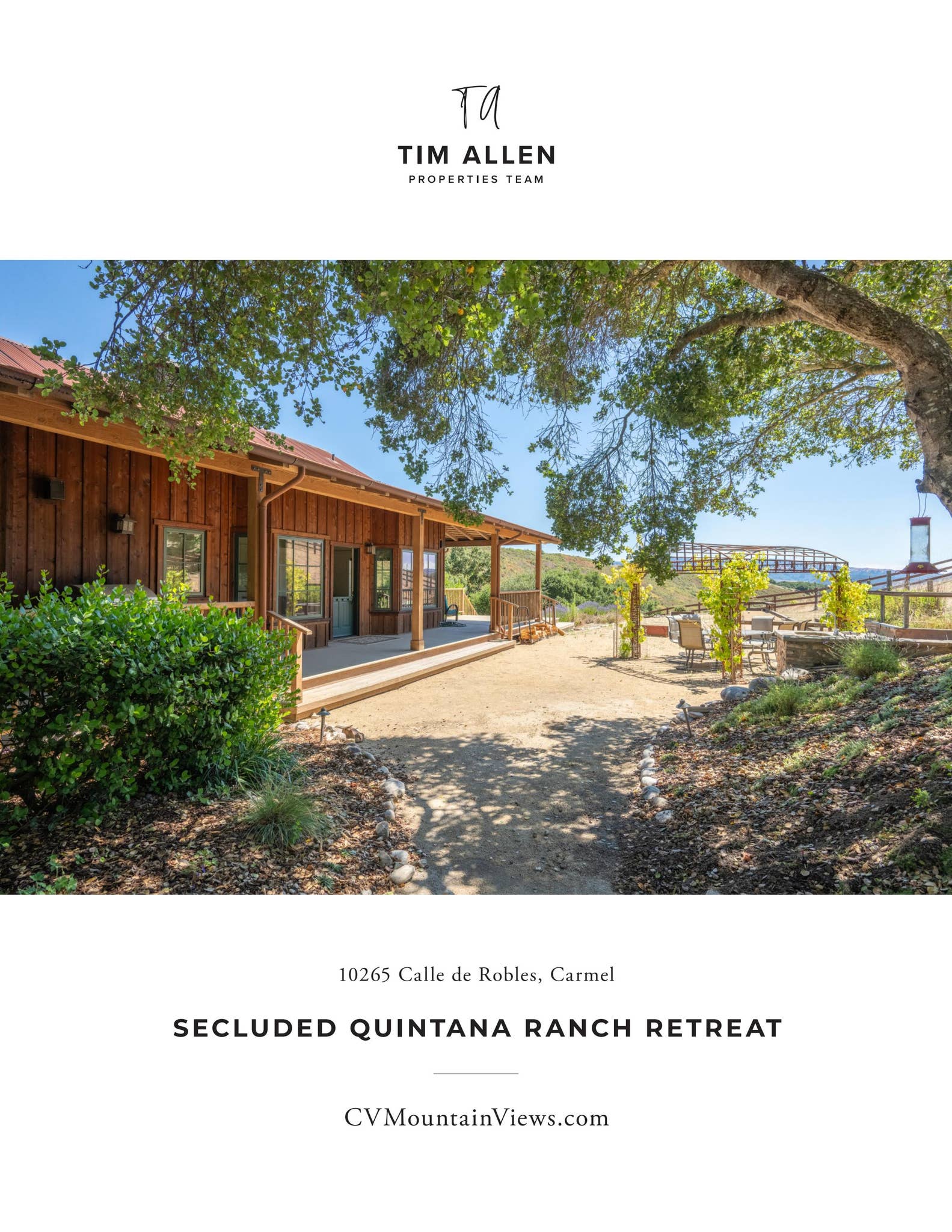 Secluded Quintana Ranch Retreat - 10265 Calle de Robles by Tim Allen ...