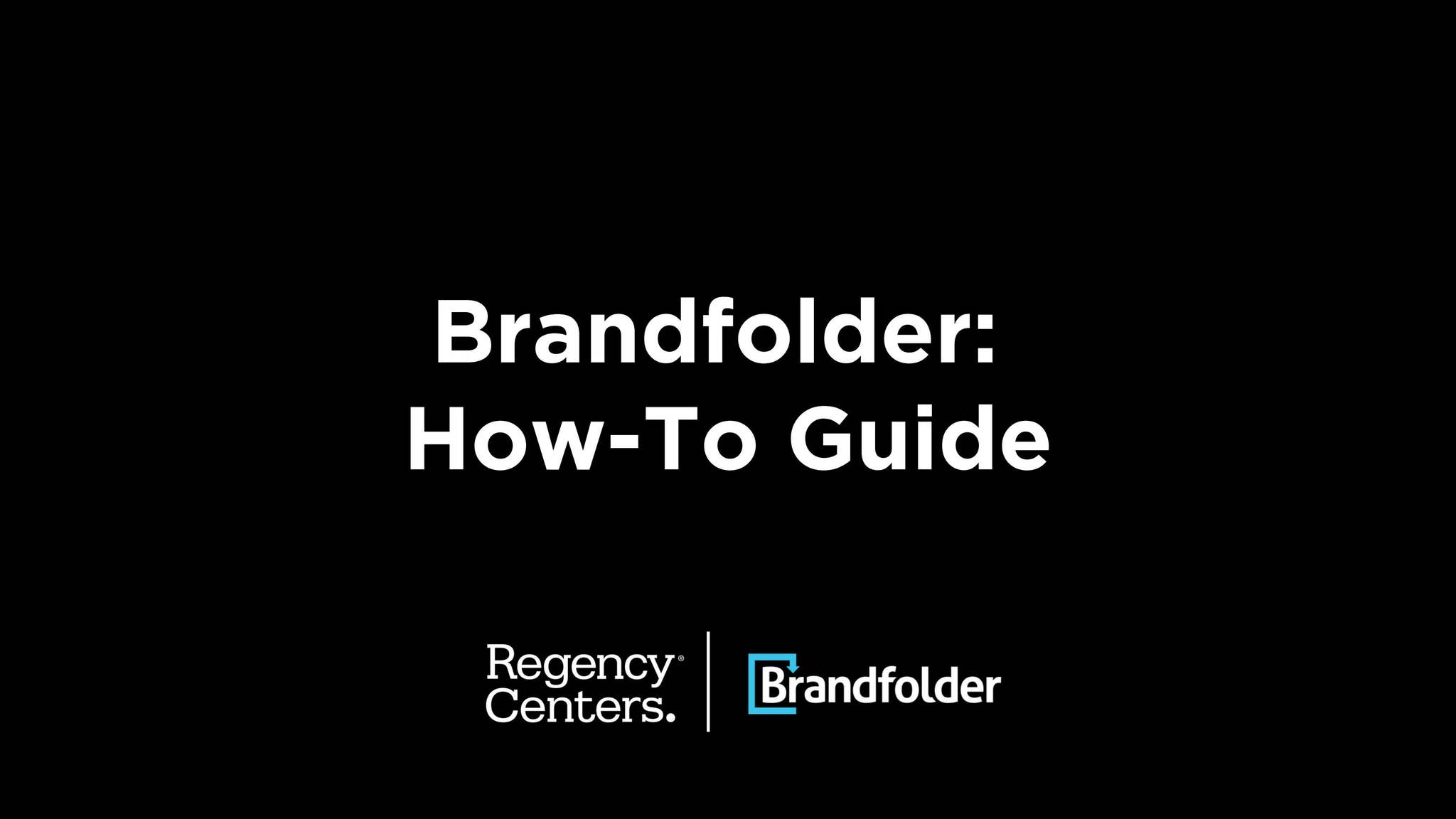 Brandfolder Guide by Regency Centers - Issuu
