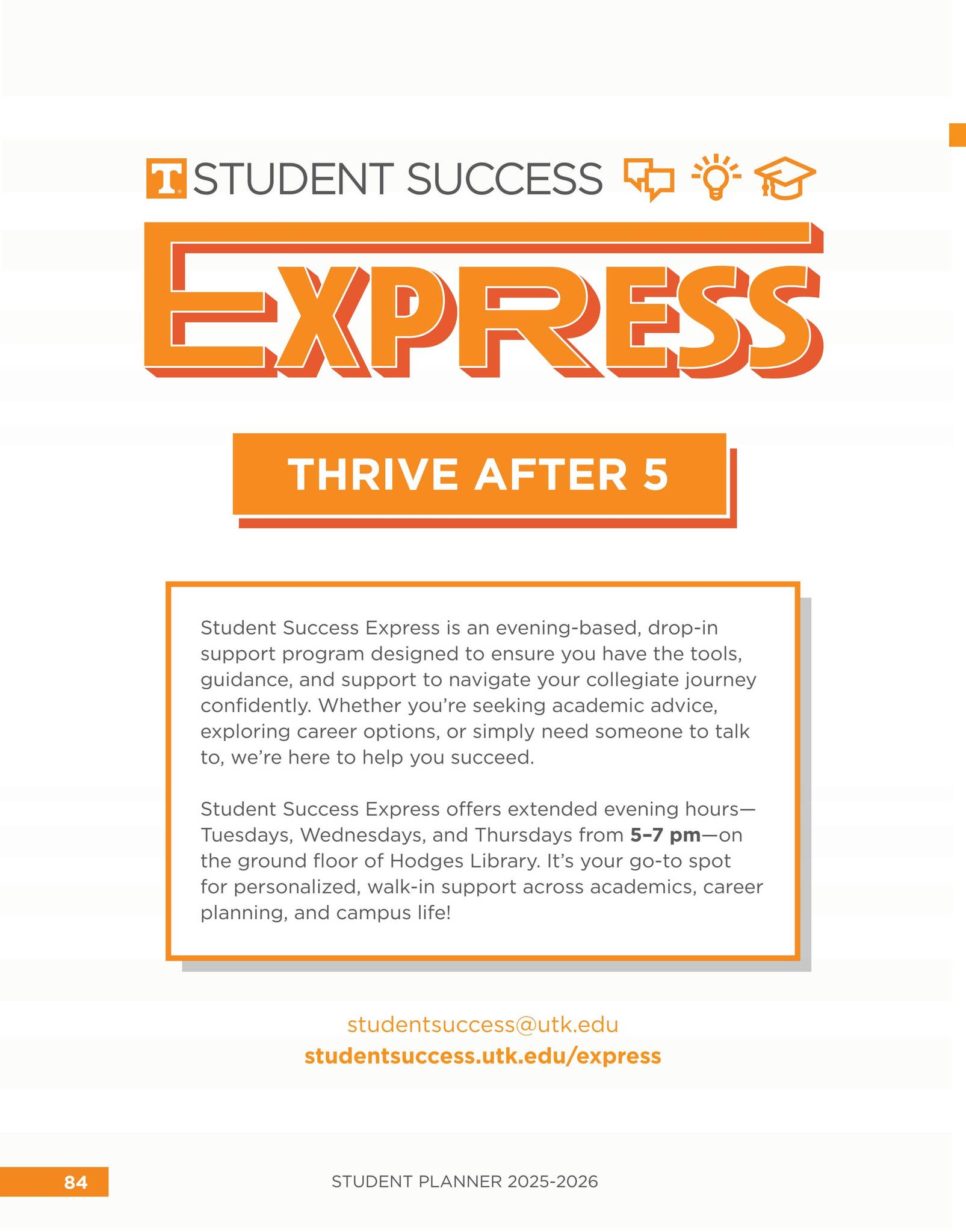 2025-2026 UTK Student Planner by utk-student-success - Issuu