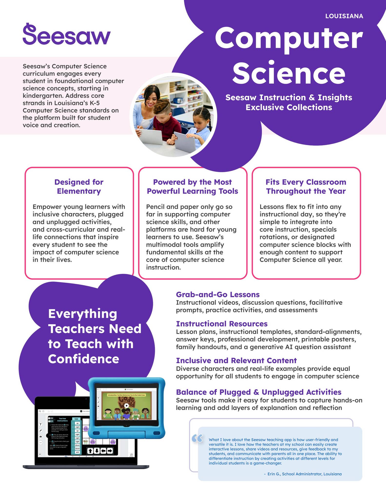 Computer Science Powered by Seesaw (LA) by seesawlearning - Issuu