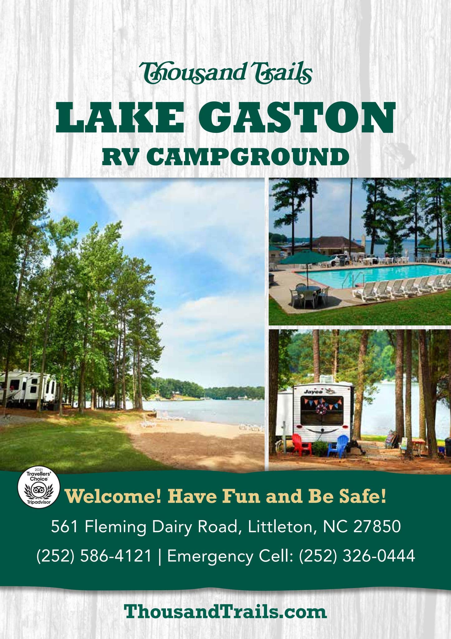 Thousand Trails Lake Gaston RV Resort by AGS/Texas Advertising - Issuu