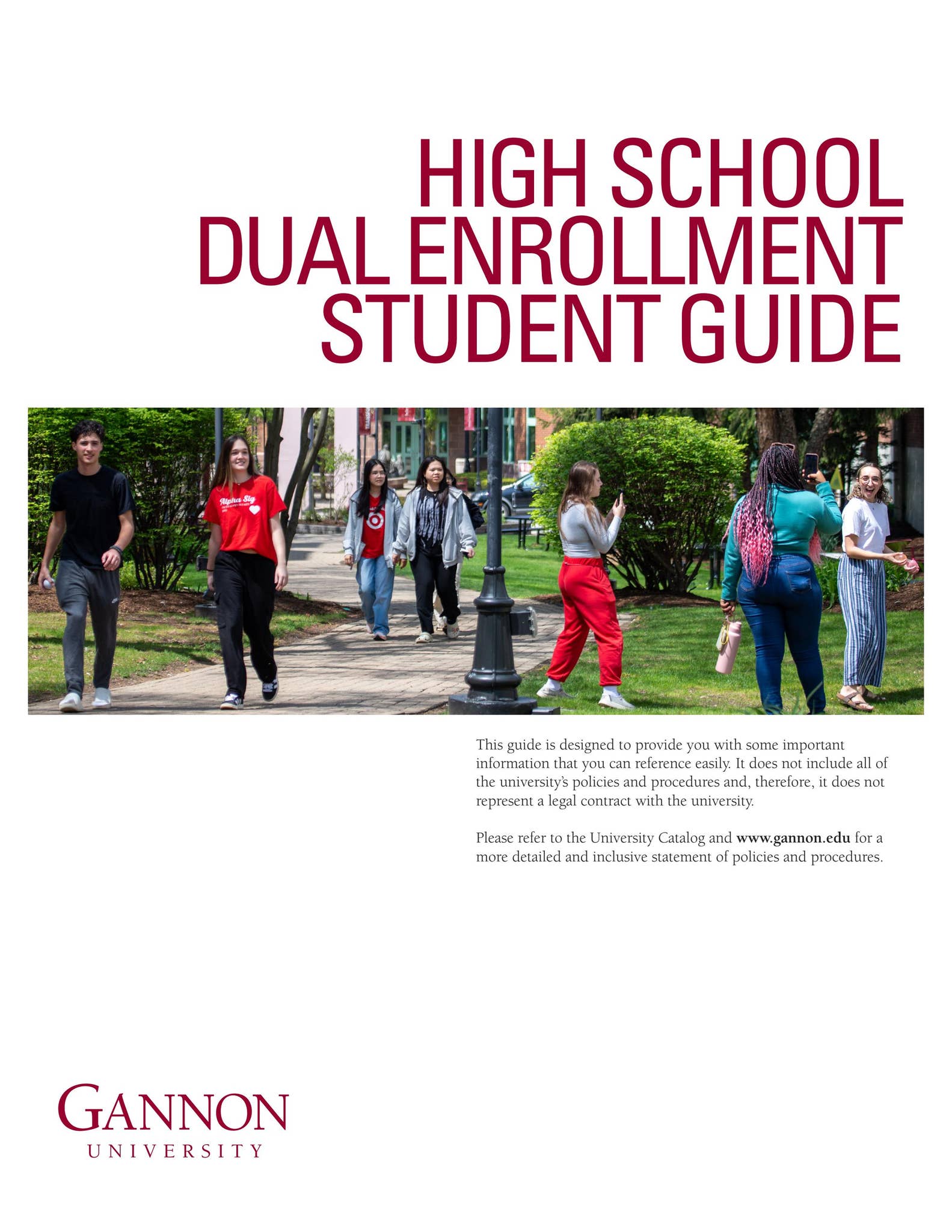 High School Dual Enrollment Guide 2025-26 by Gannon University - Issuu