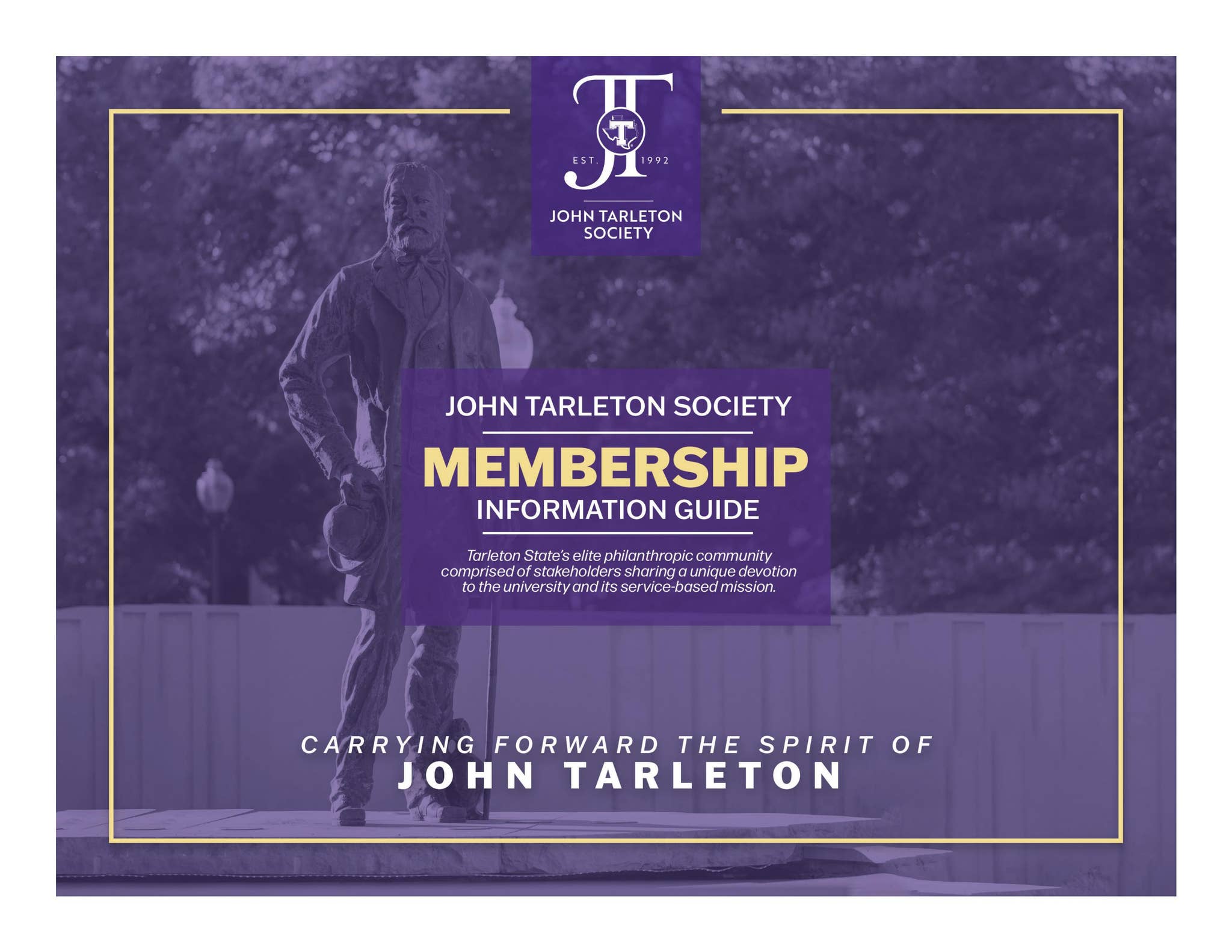 Tarleton State University: John Tarleton Society Membership Guide by Tarleton State University ...