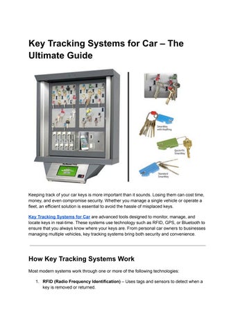 Key Tracking Systems for Car – The Ultimate Guide by ssskuwaitsecurity ...