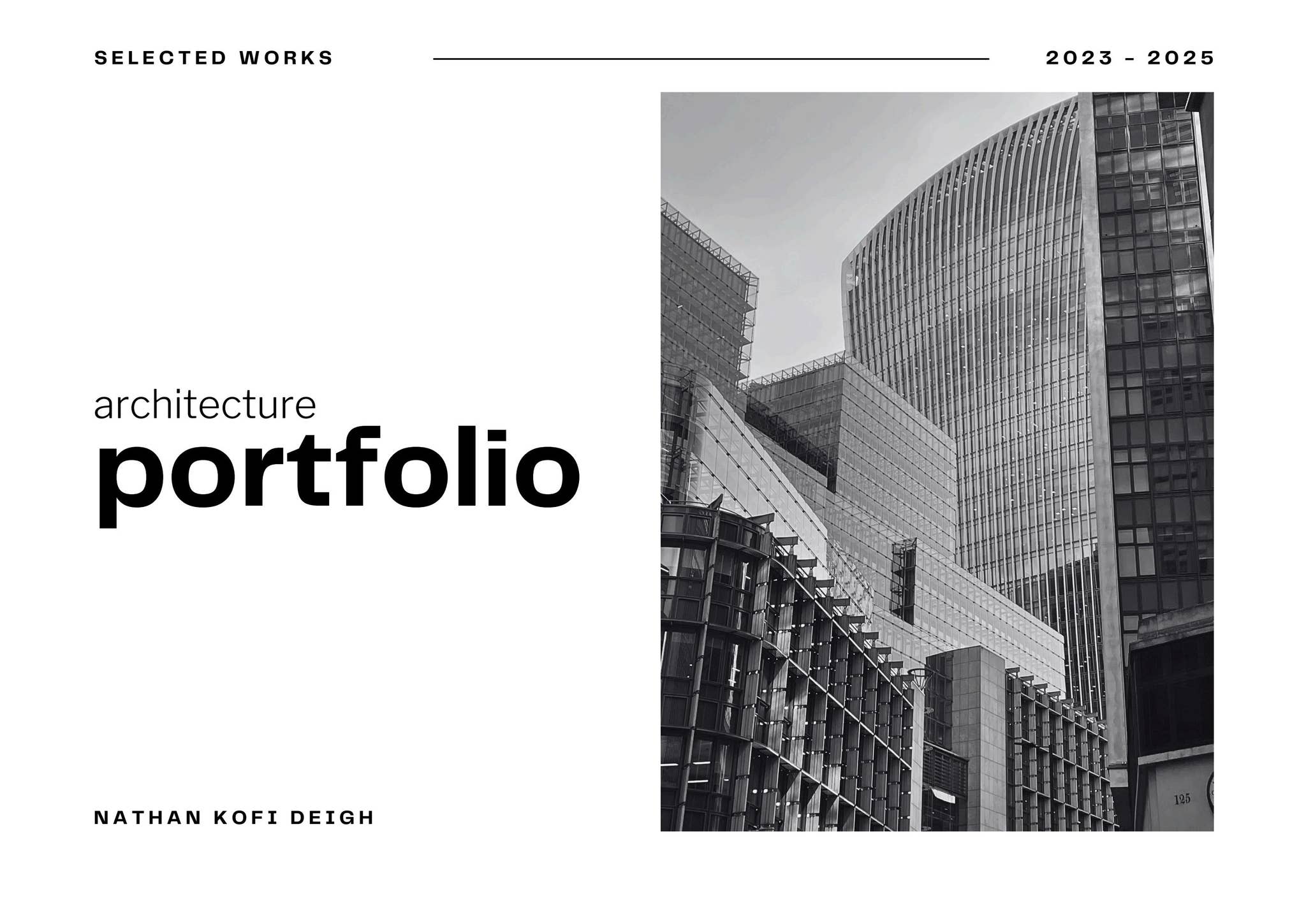 Nathan Kofi Deigh | Architecture Portfolio 2023-2025 by Nathan Deigh - Issuu