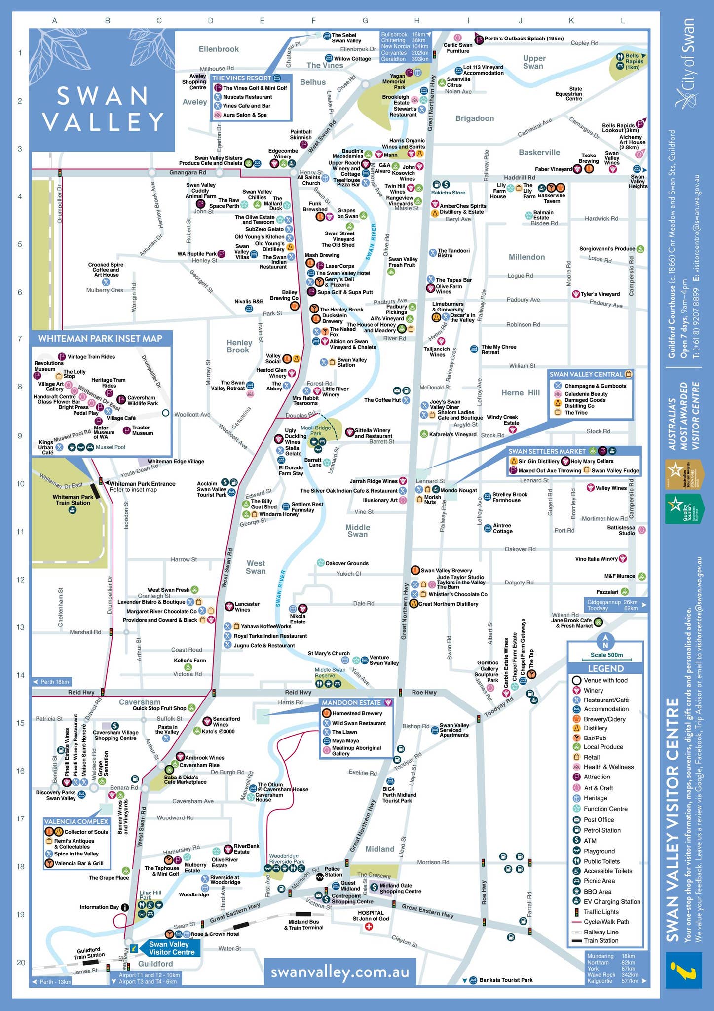 2025 Swan Valley Map by Vanguard Publishing Perth - Issuu