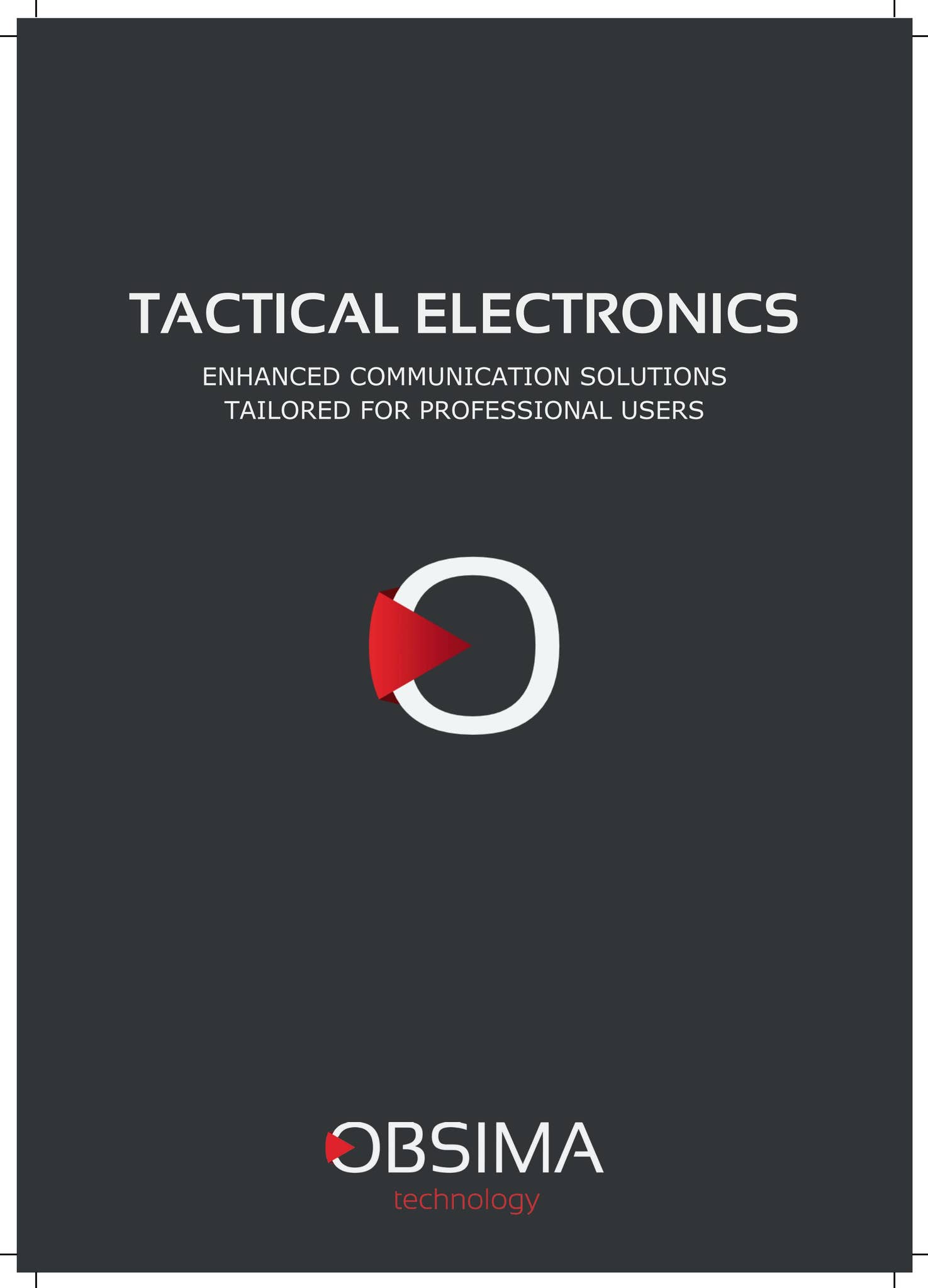 Obsima Technology - Tactical Electronics Products by obsima_technology - Issuu