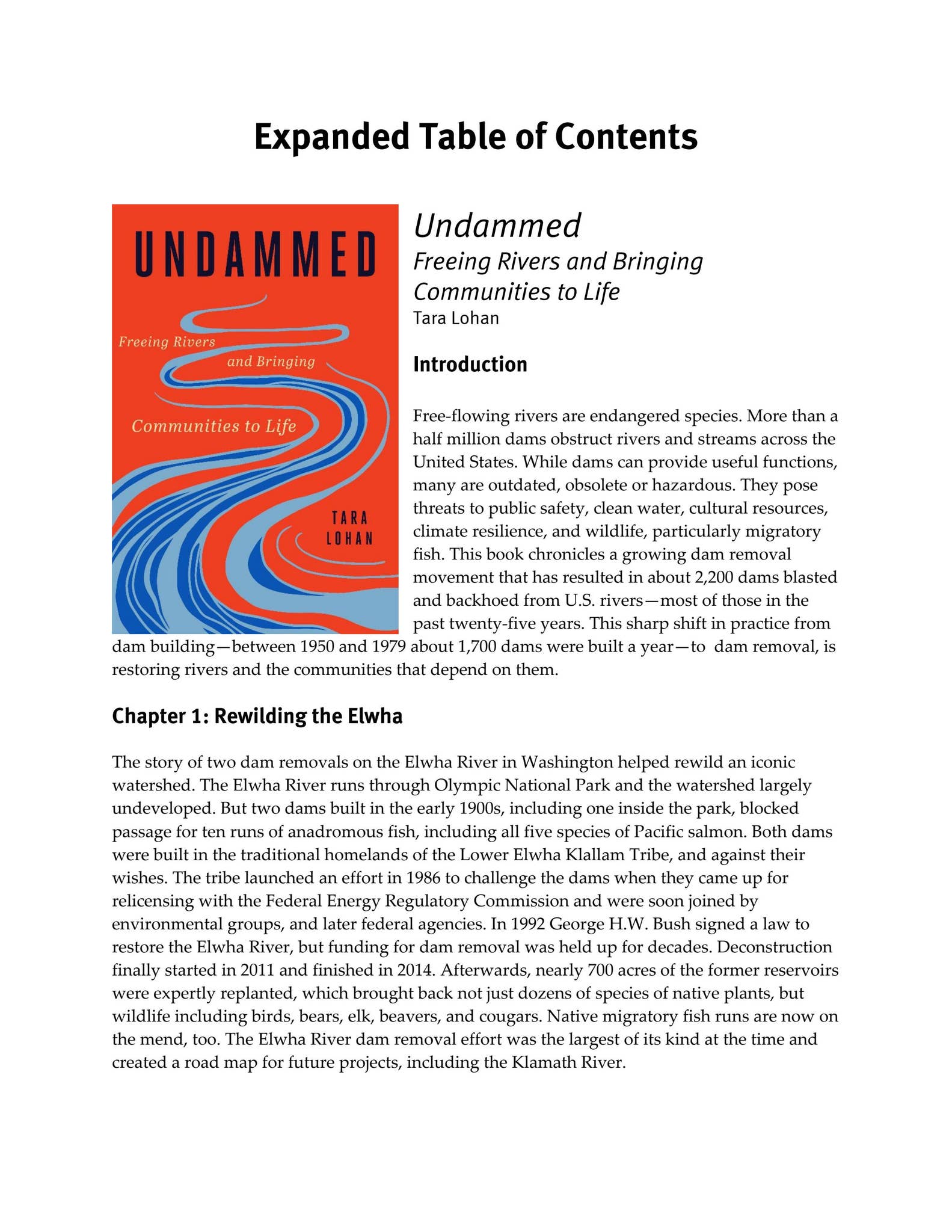Undammed by Island Press - Issuu