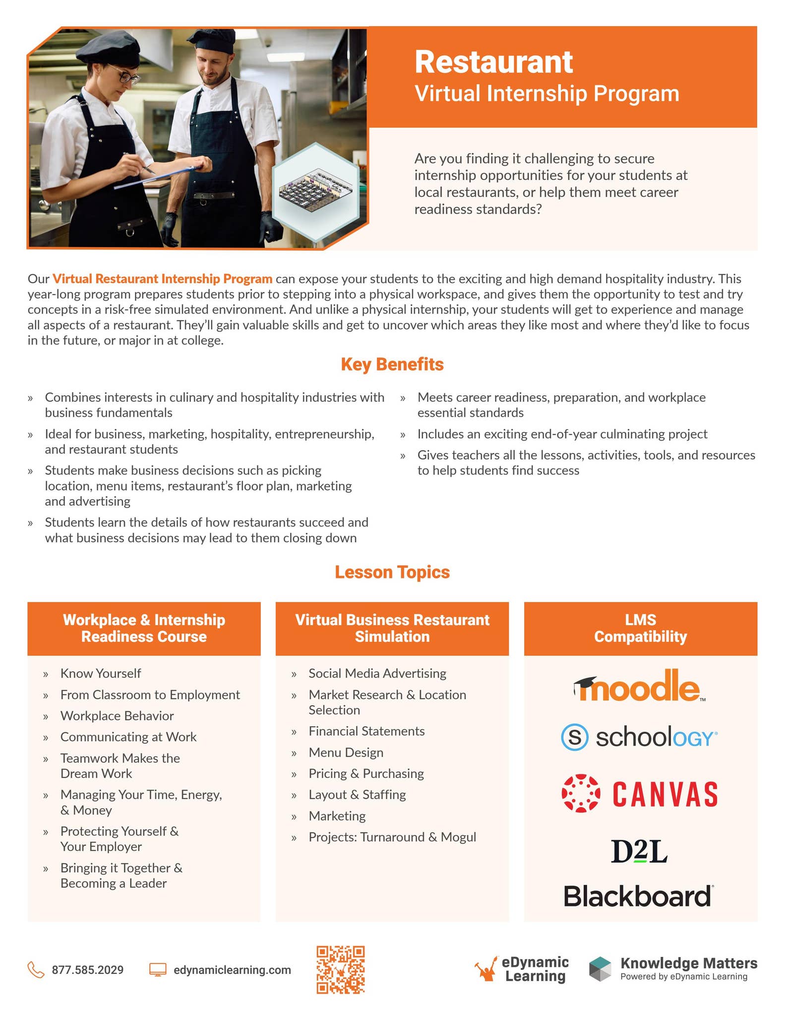 Virtual Restaurant Internship Program by edynamiclearning - Issuu