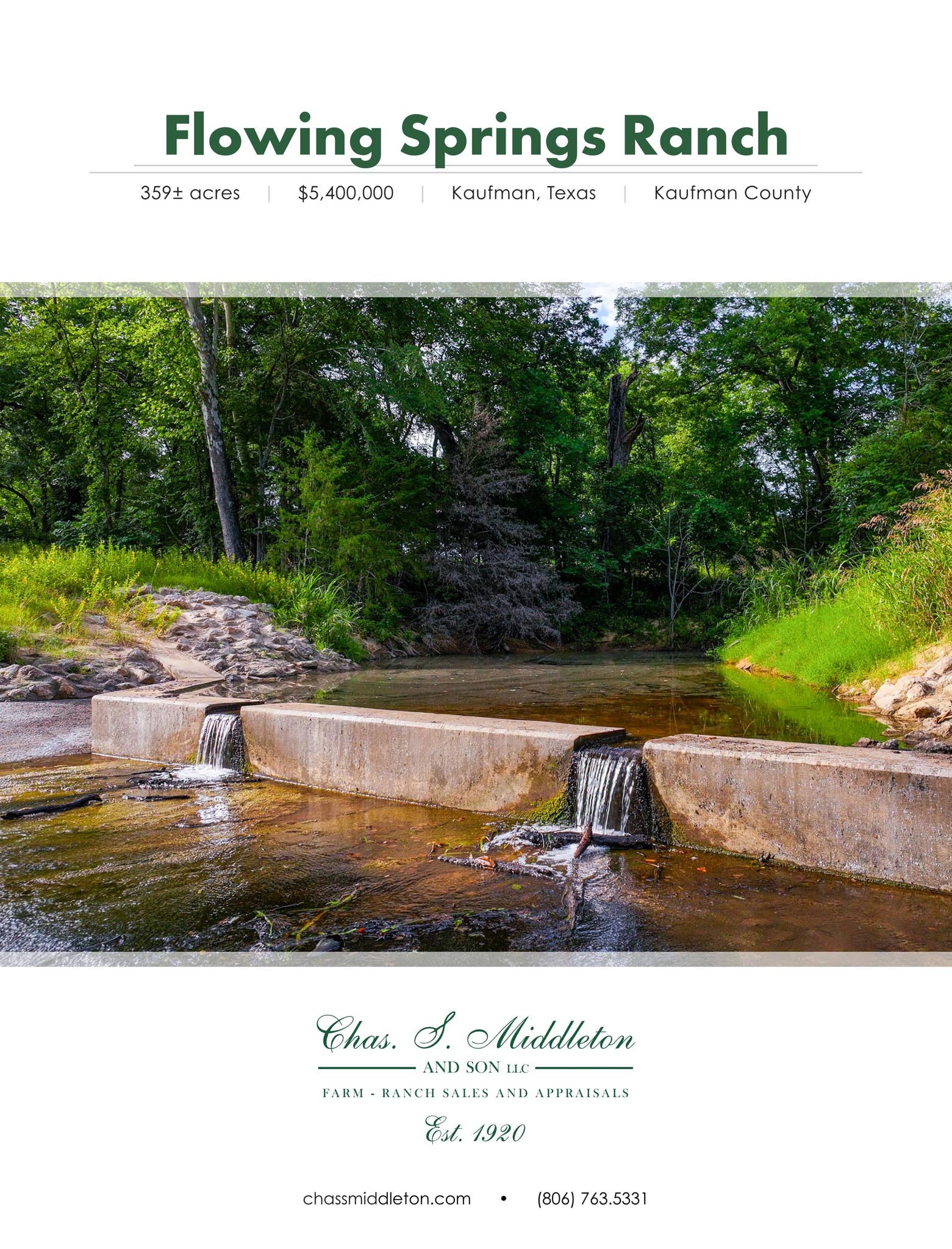 Flowing Springs Ranch | Kaufman County, Texas by csmandson - Issuu