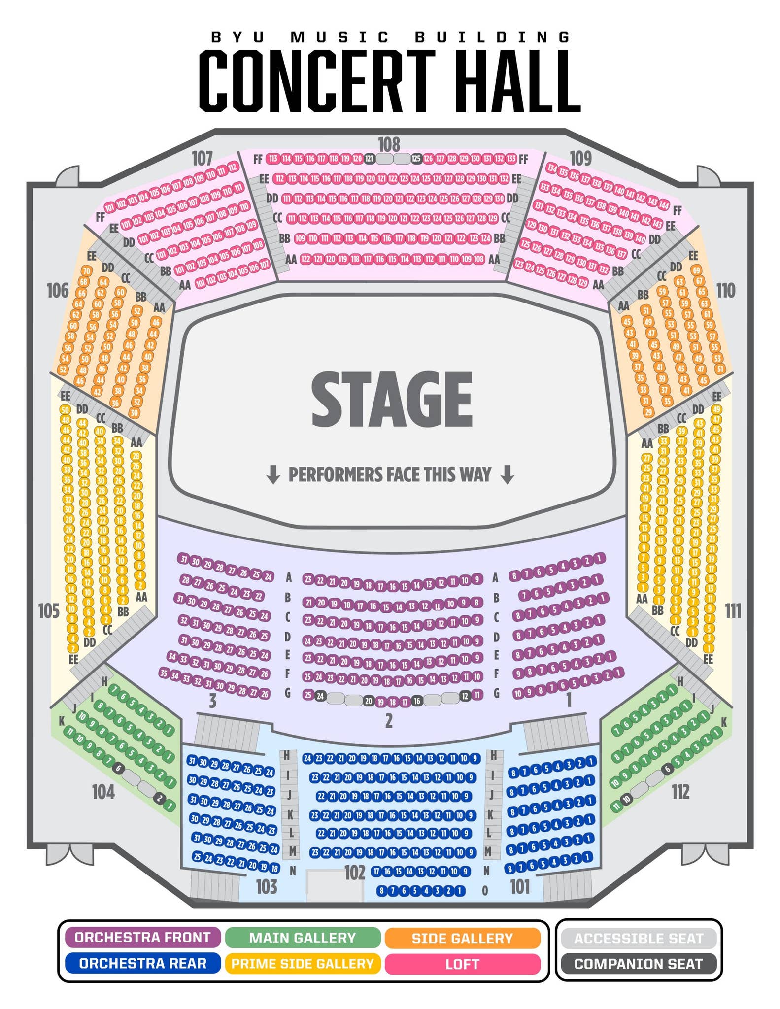 Concert Hall Map by BYU Arts - Issuu