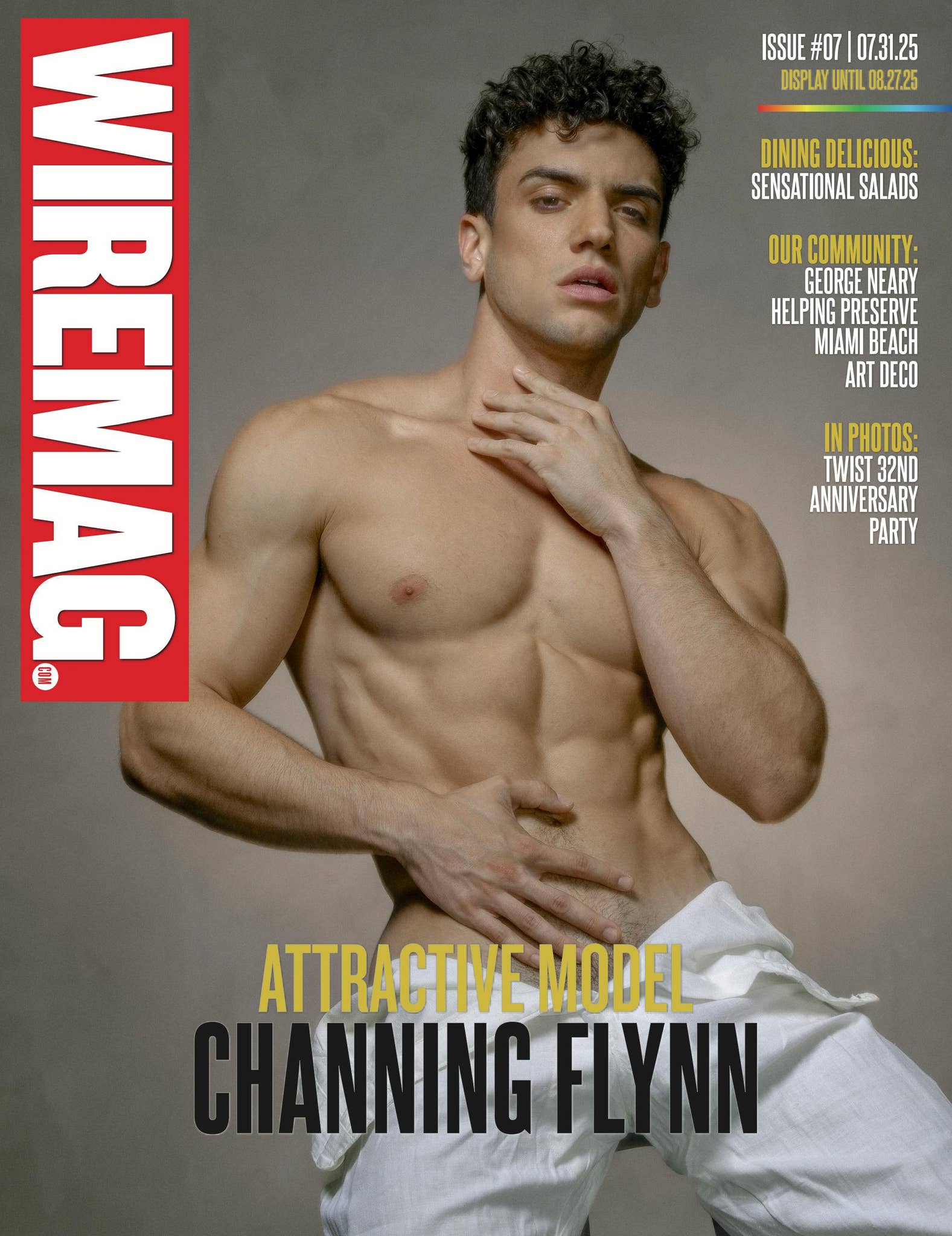 Wire Magazine Issue 7.2025 Attractive Model Channing Flynn by Wire ...