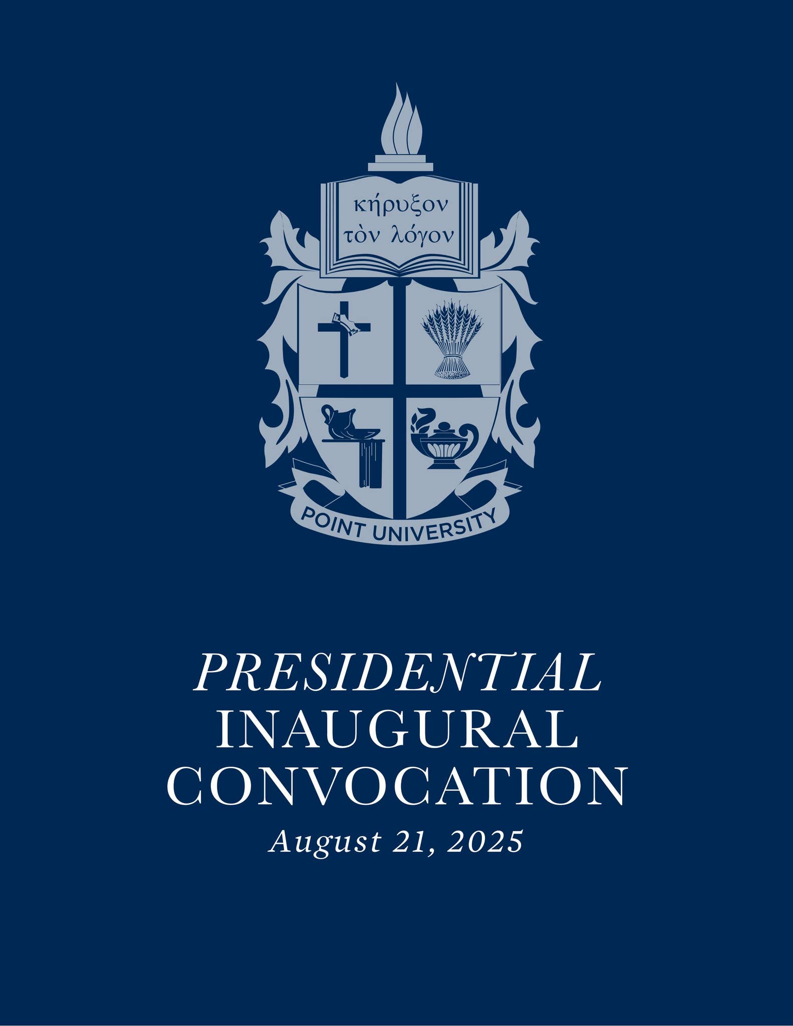 2025 Inaugural Convocation Program by Point University - Issuu