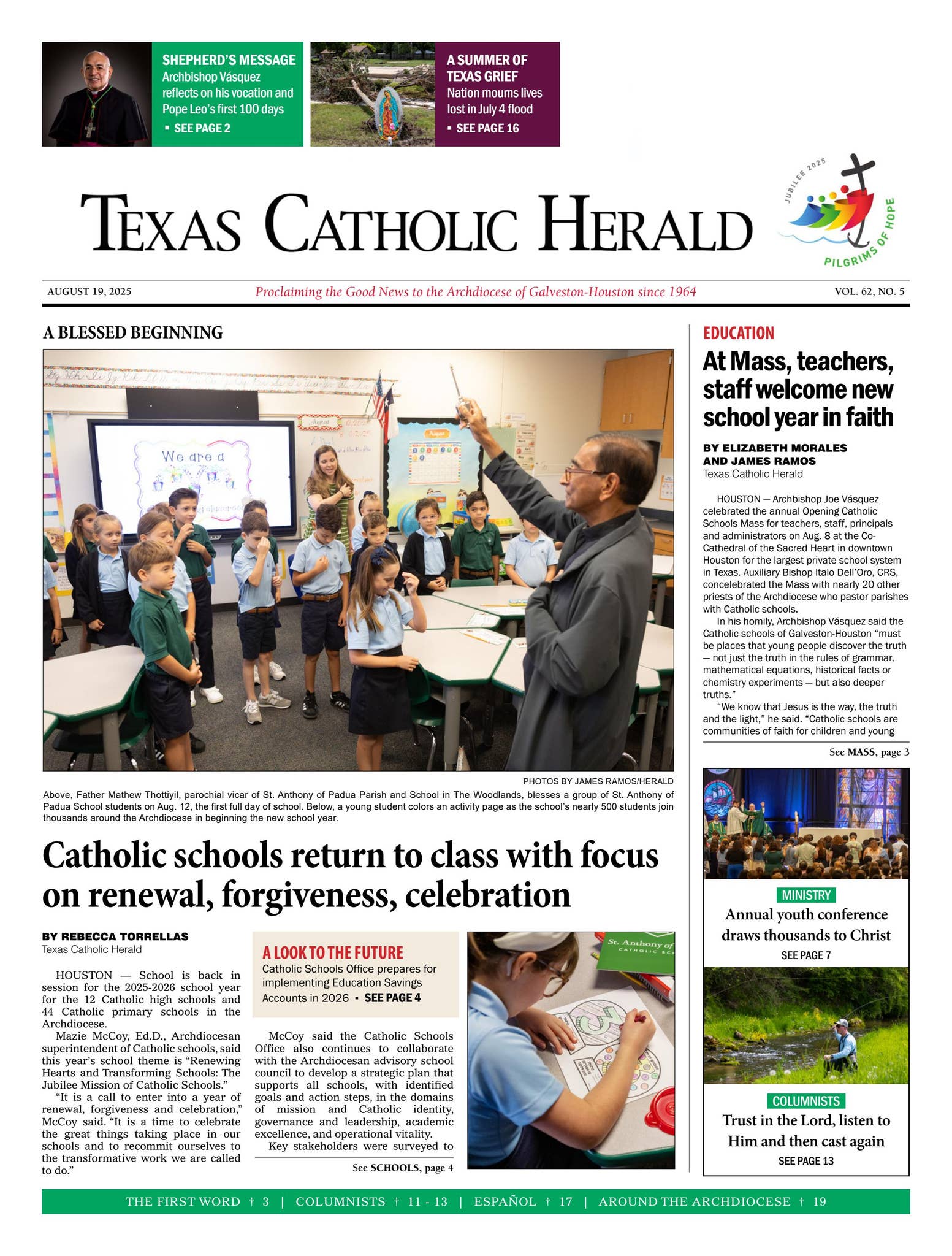 Texas Catholic Herald - August 19, 2025 by Texas Catholic Herald - Issuu