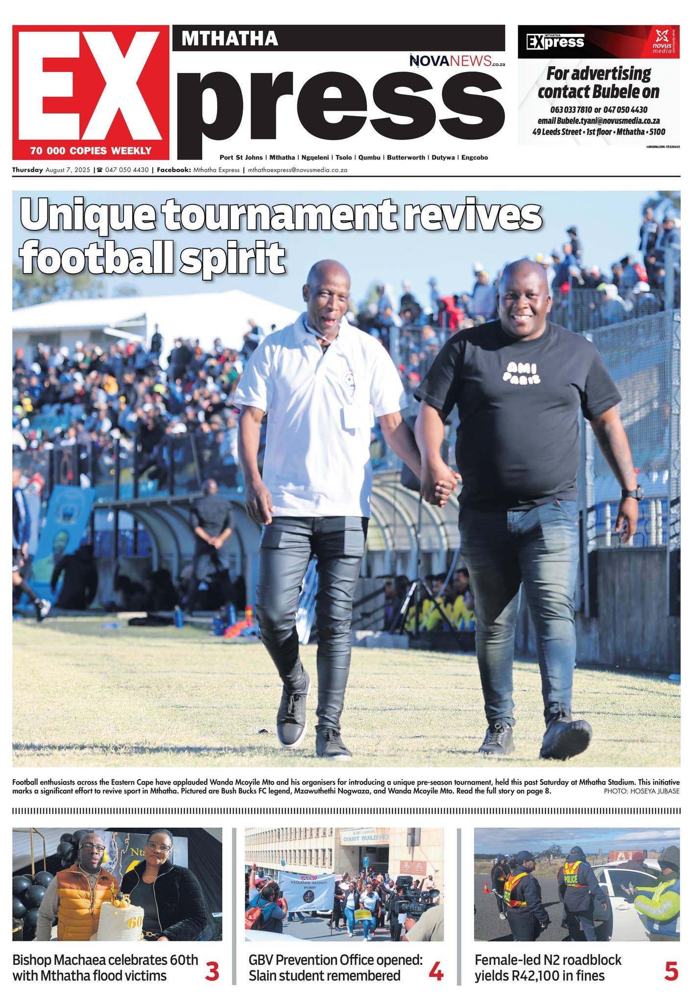 Mthatha Express South E-edition 7 August 2025 by Novus Media - Issuu