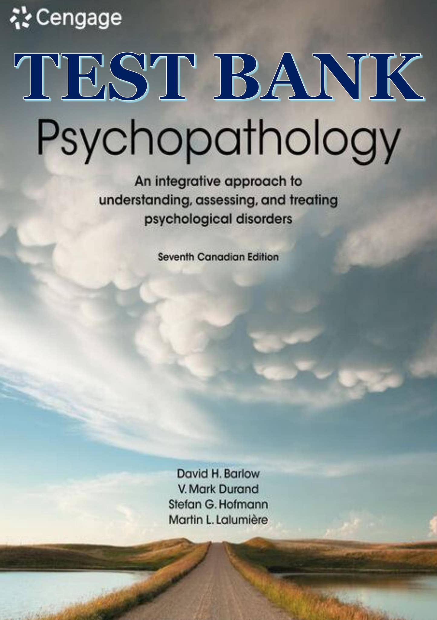 Test Bank for Psychopathology an Integrative Approach to Understanding ...