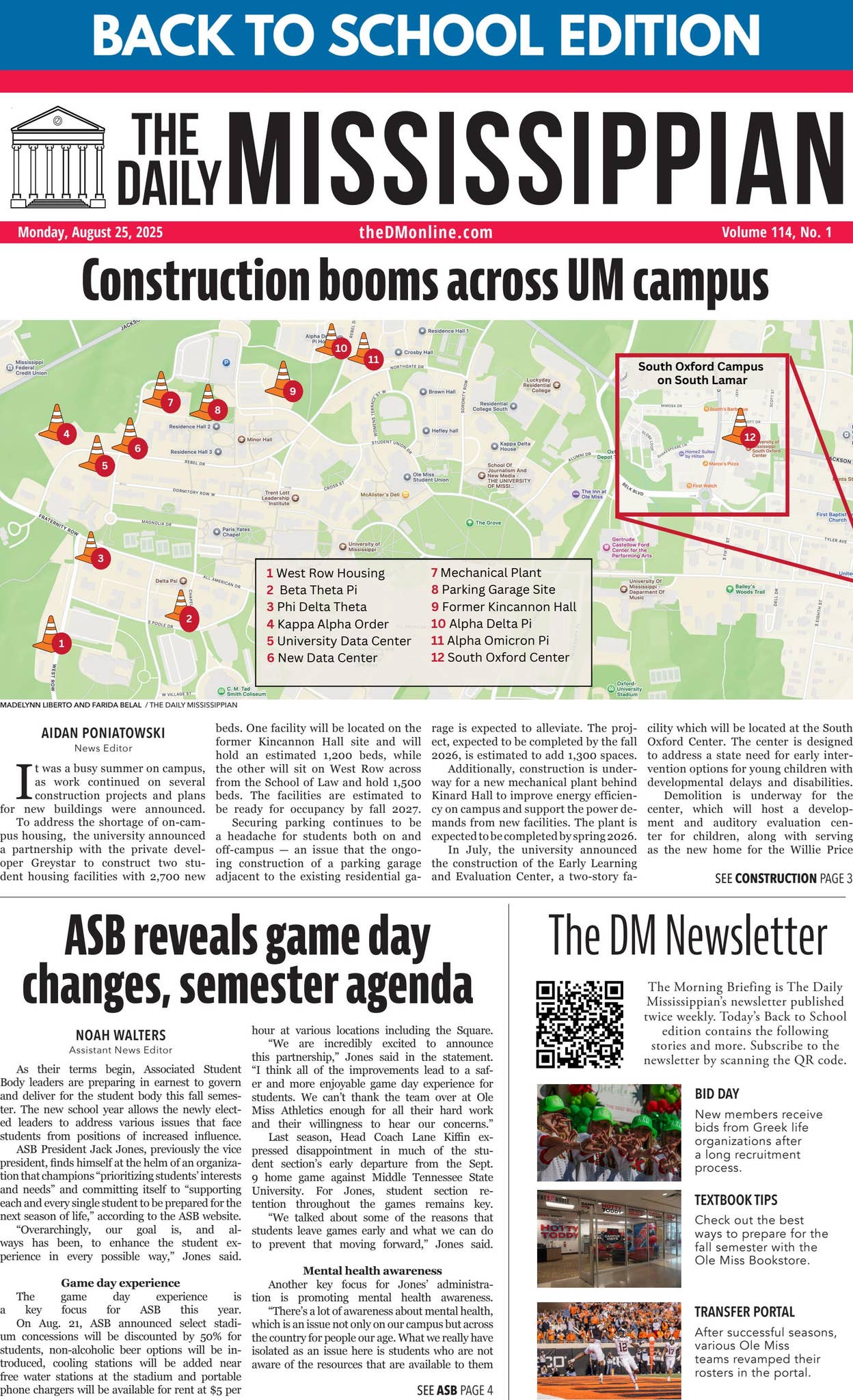 The Daily Mississippian | August 25, 2025 by The Daily Mississippian ...