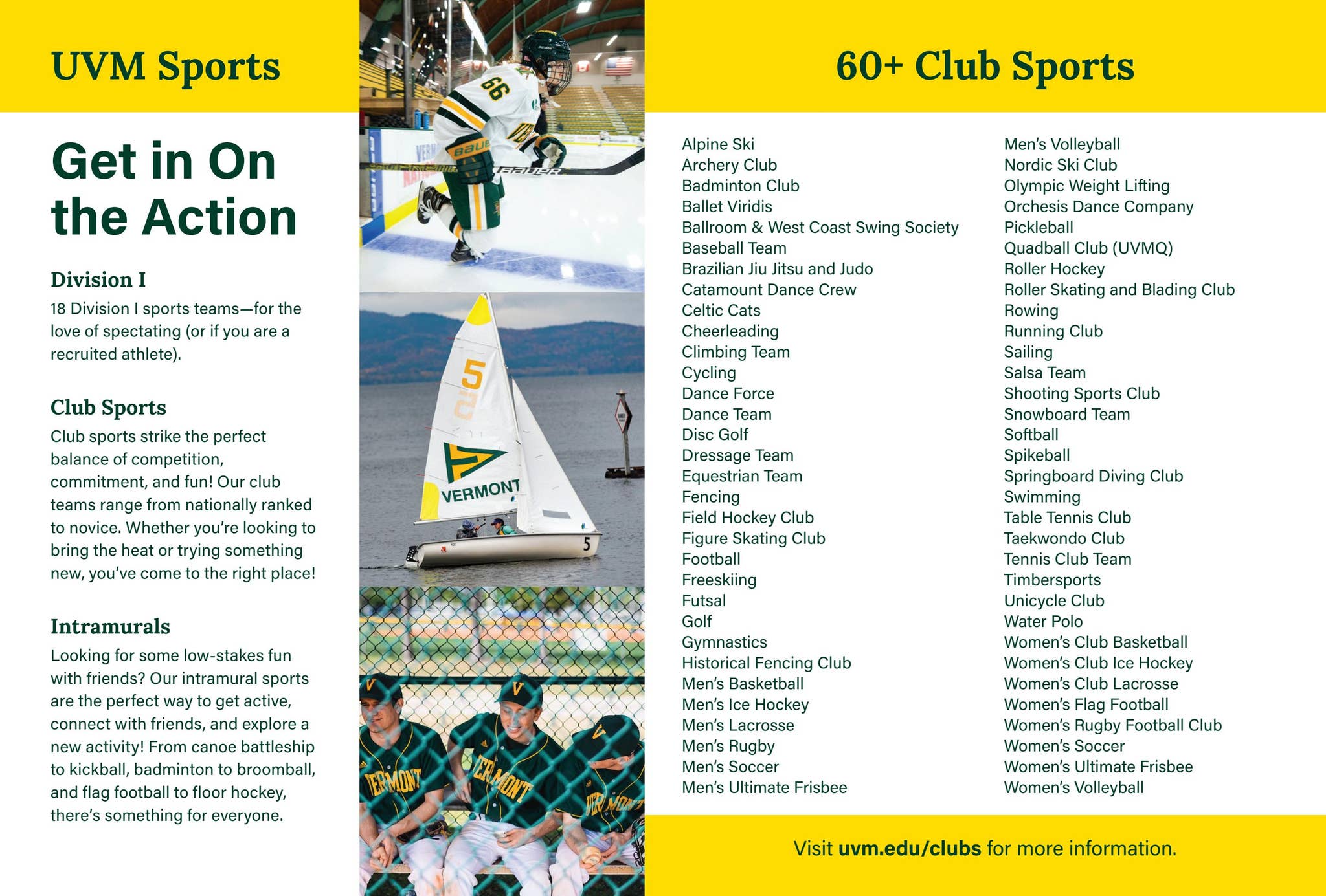 UVM Clubs and Organizations 2025 by University of Vermont - Issuu