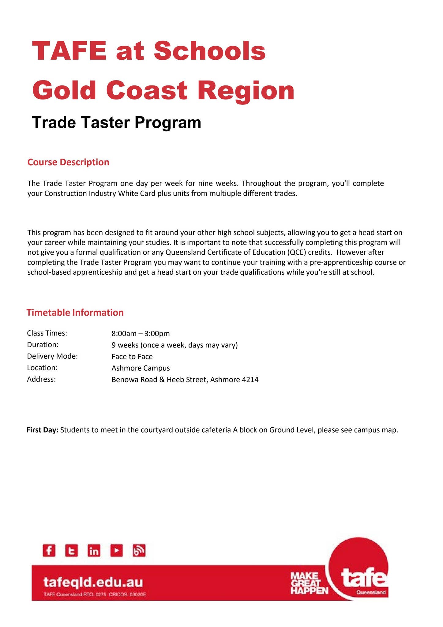 Course Brochure - Trade Taster General by tafeqldgctas - Issuu