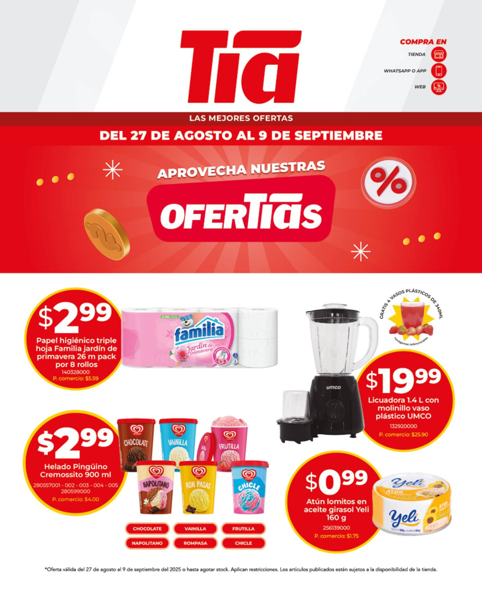APROVECHAS NUESTRAS OFERTIAS | 1Q SEPTIEMBRE 2025 by Almacenes Tía - Issuu