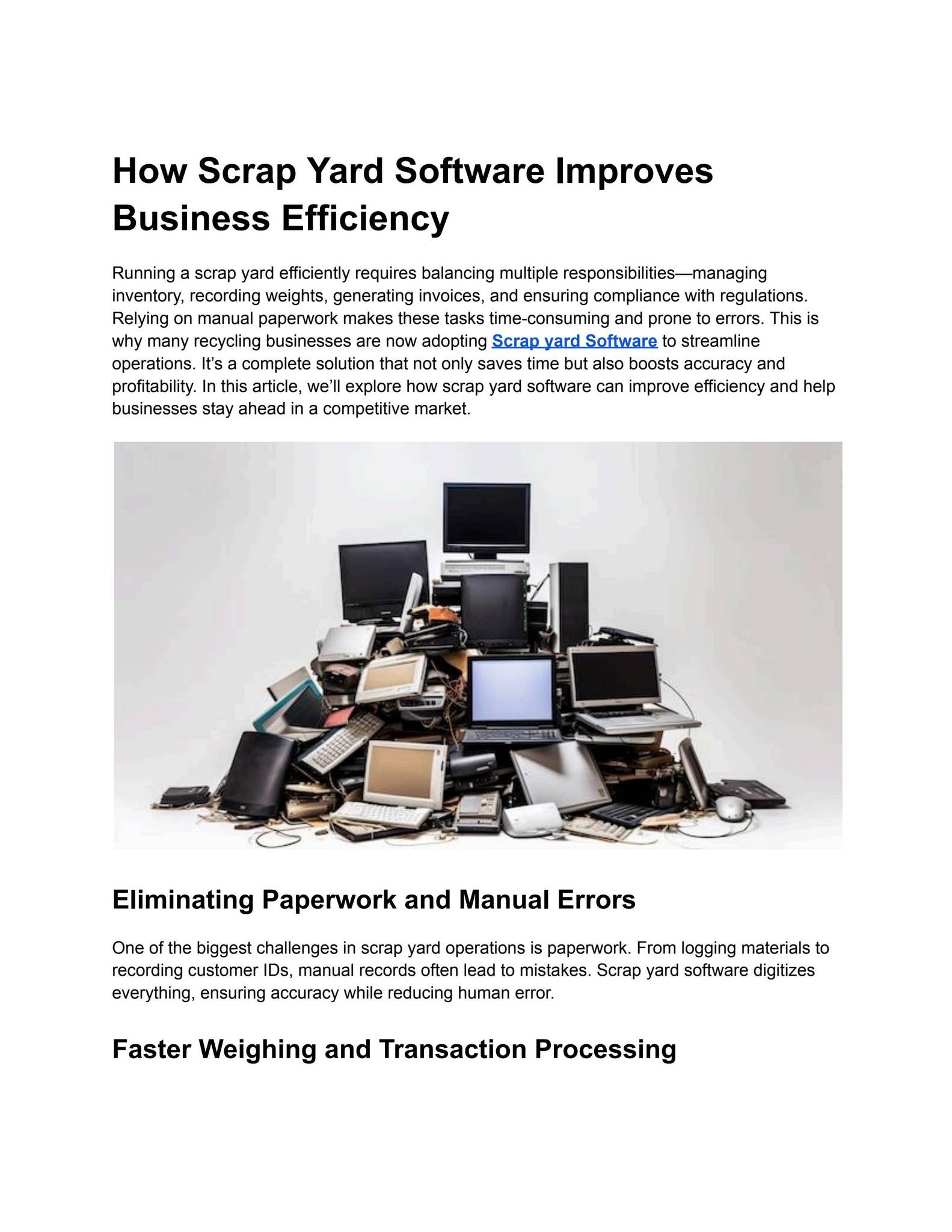 How Scrap Yard Software Improves Business Efficiency by ...