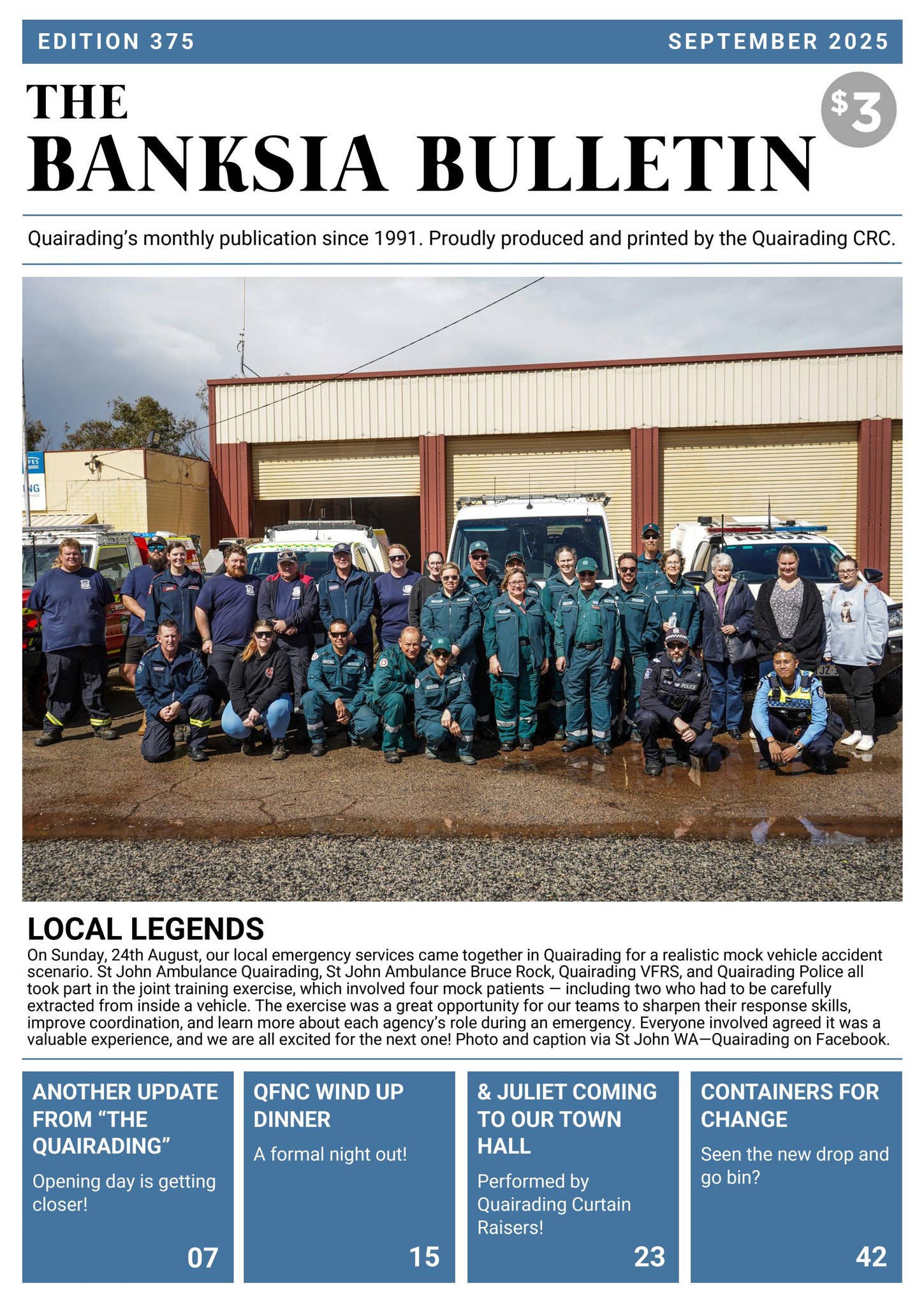 Banksia Bulletin September 2025 by QuairadingCRC - Issuu