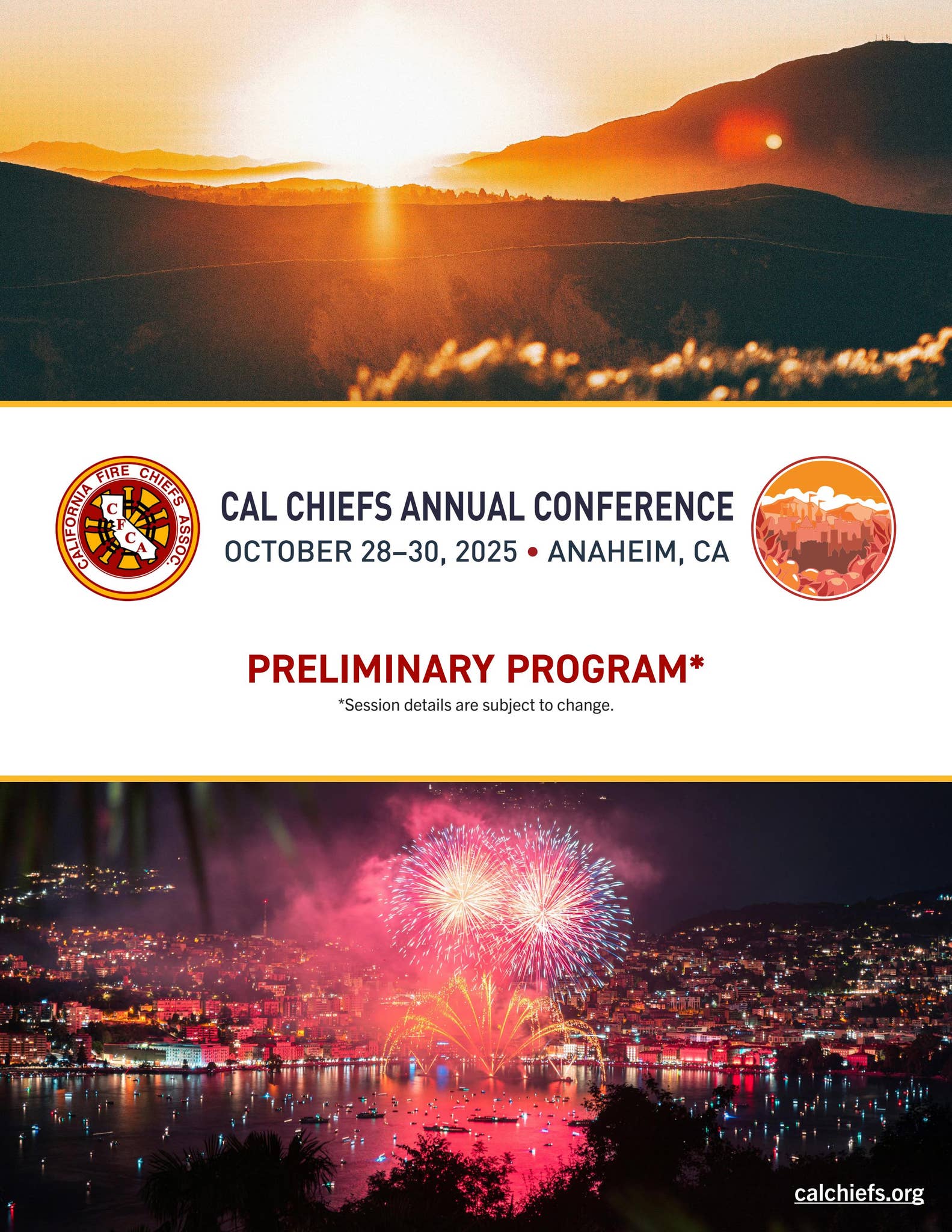 2025 Cal Chiefs Annual Conference - Preliminary Agenda by SMA Launch ...