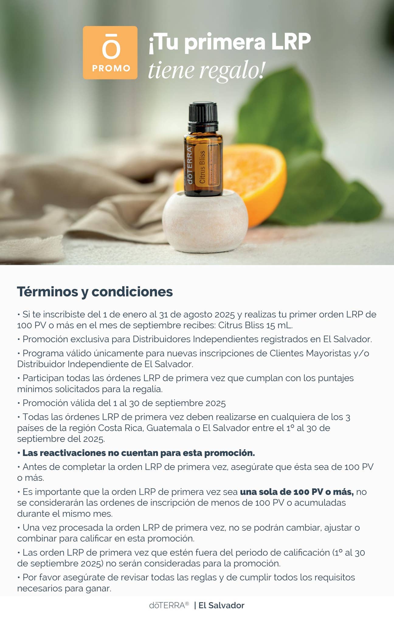 Términos y condiciones Primer LRP SLV by doTERRA - Issuu