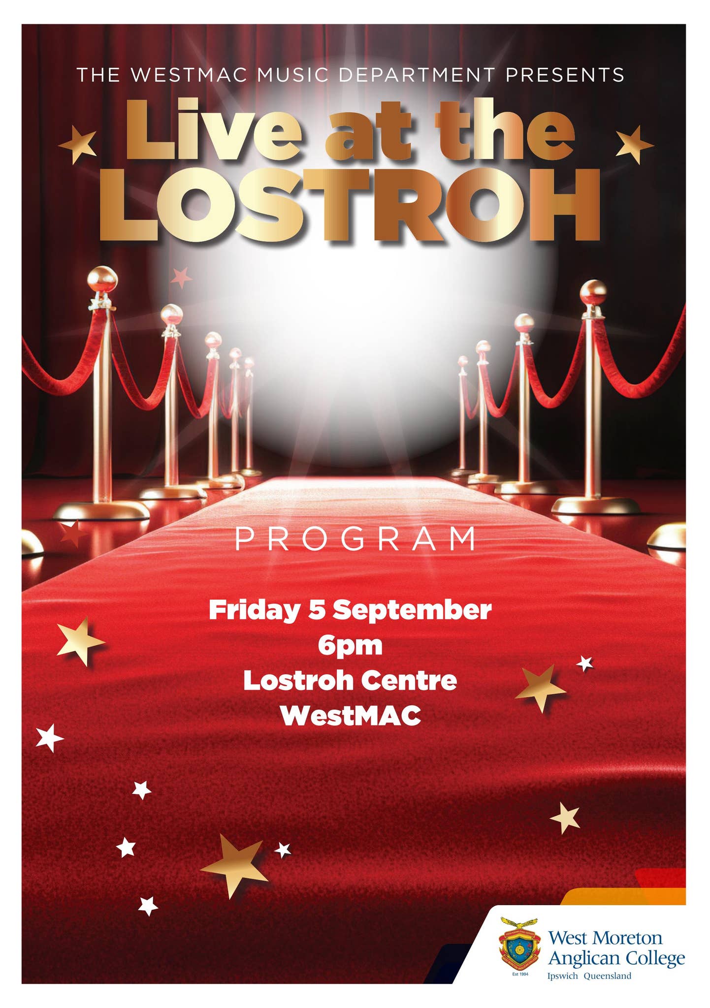 2025 Live at the Lostroh Program by WestMoretonAnglicanCollegeOfficial ...