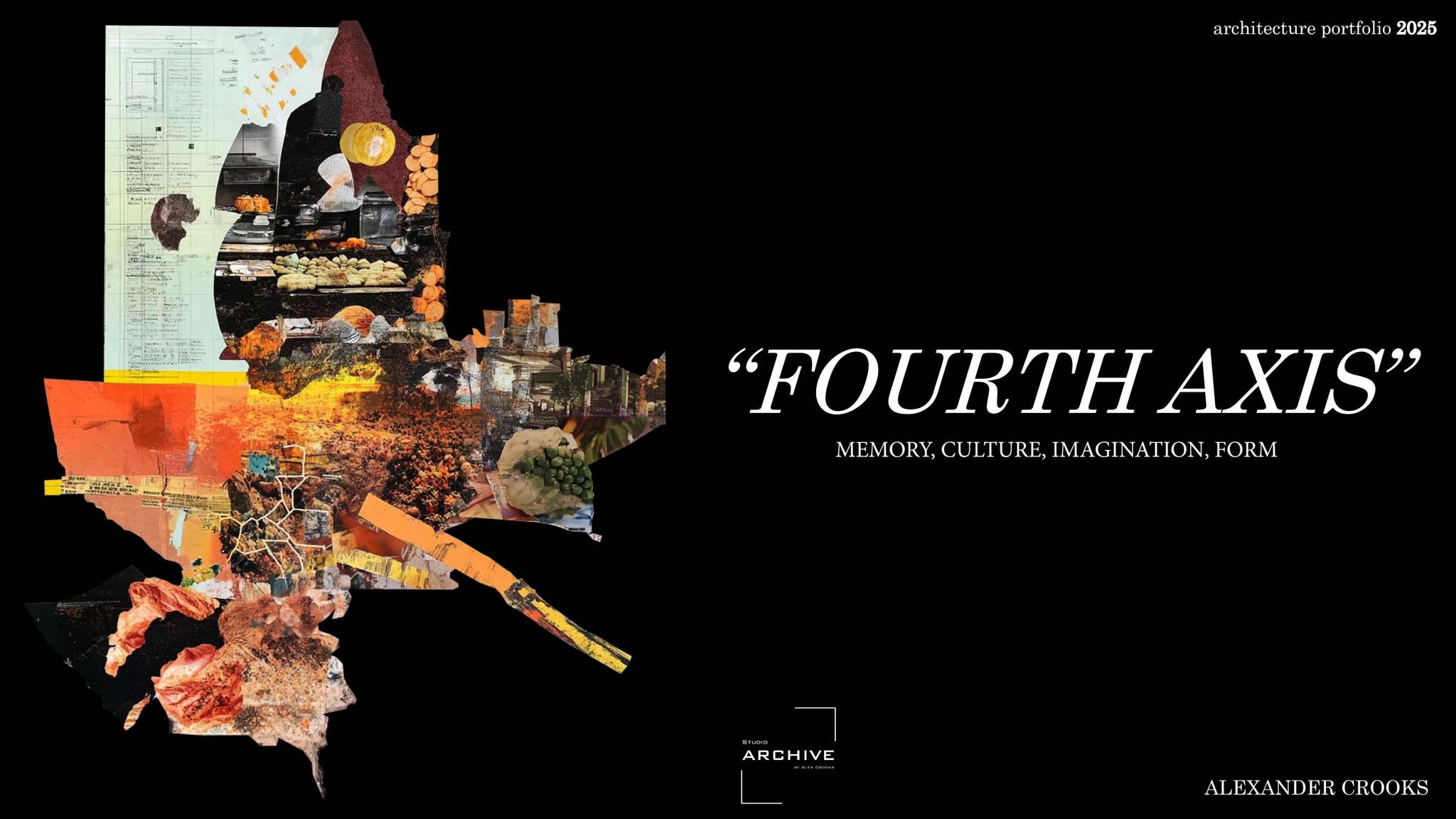 Alexander Crooks Undergrad Portfolio 2025 by Alexander Crooks - Issuu