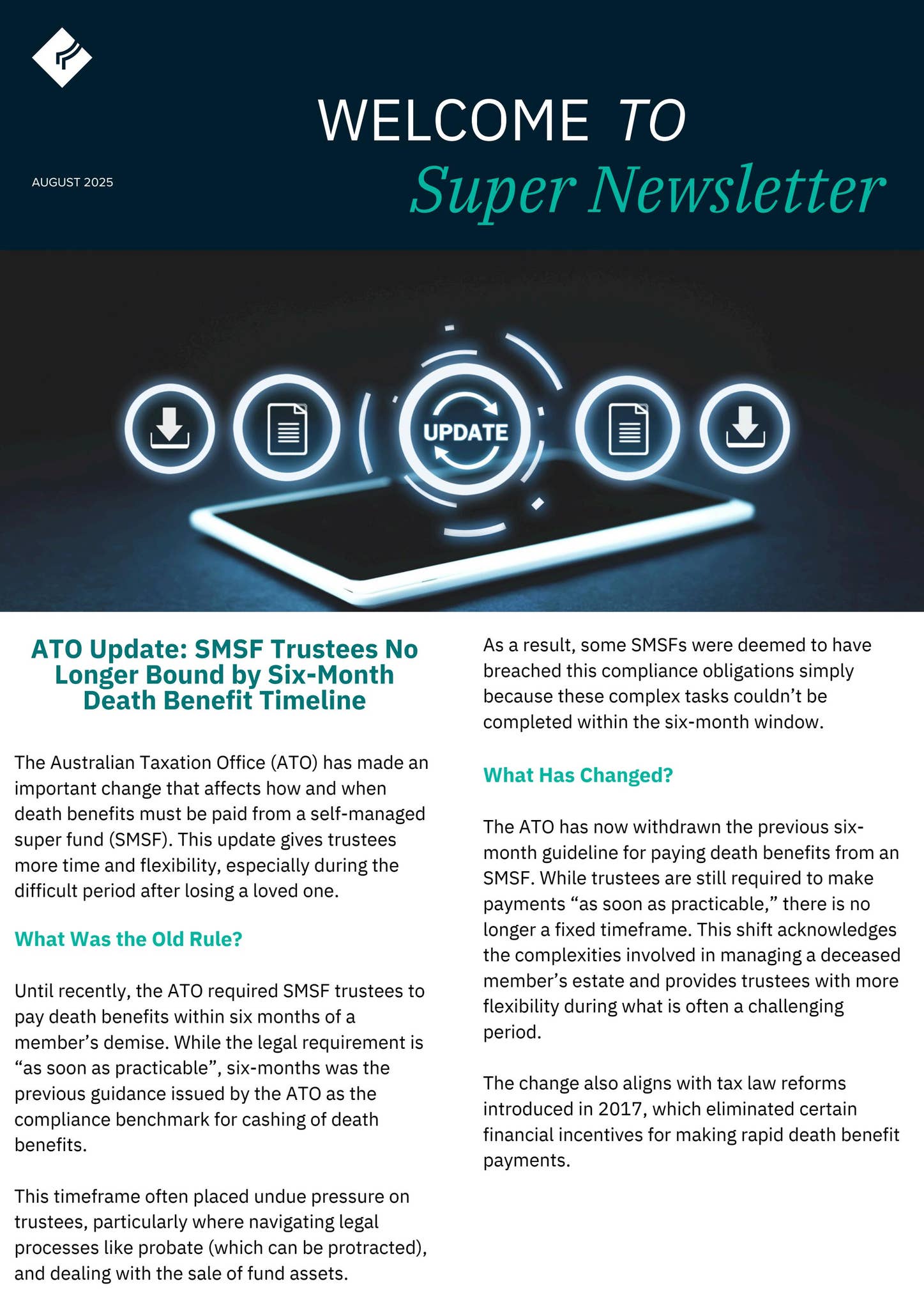 Super Newsletter | August 2025 by Pitcher Partners Brisbane - Issuu