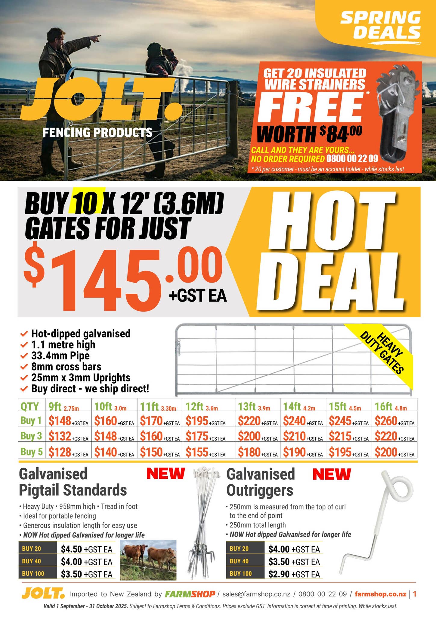 JOLT Fencing Deals - Spring 2025 by PrimeHort & FarmShop - Issuu