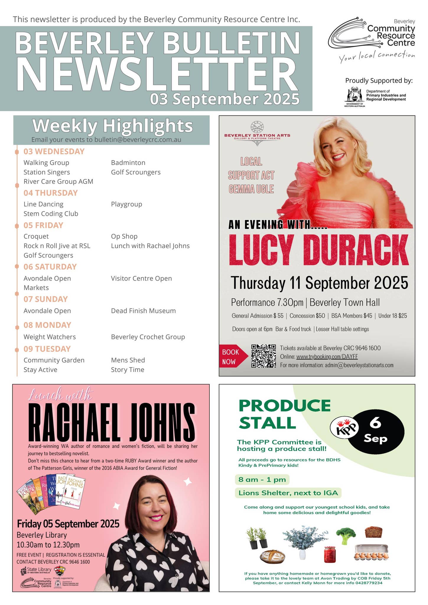 Beverley Bulletin 03 September 2025 by BeverleyCRC - Issuu
