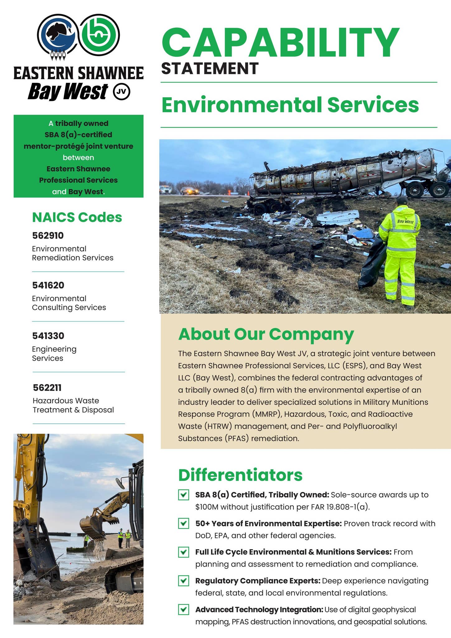 2025 ES Bay West JV Capability Statement by EasternShawneeCompanies - Issuu