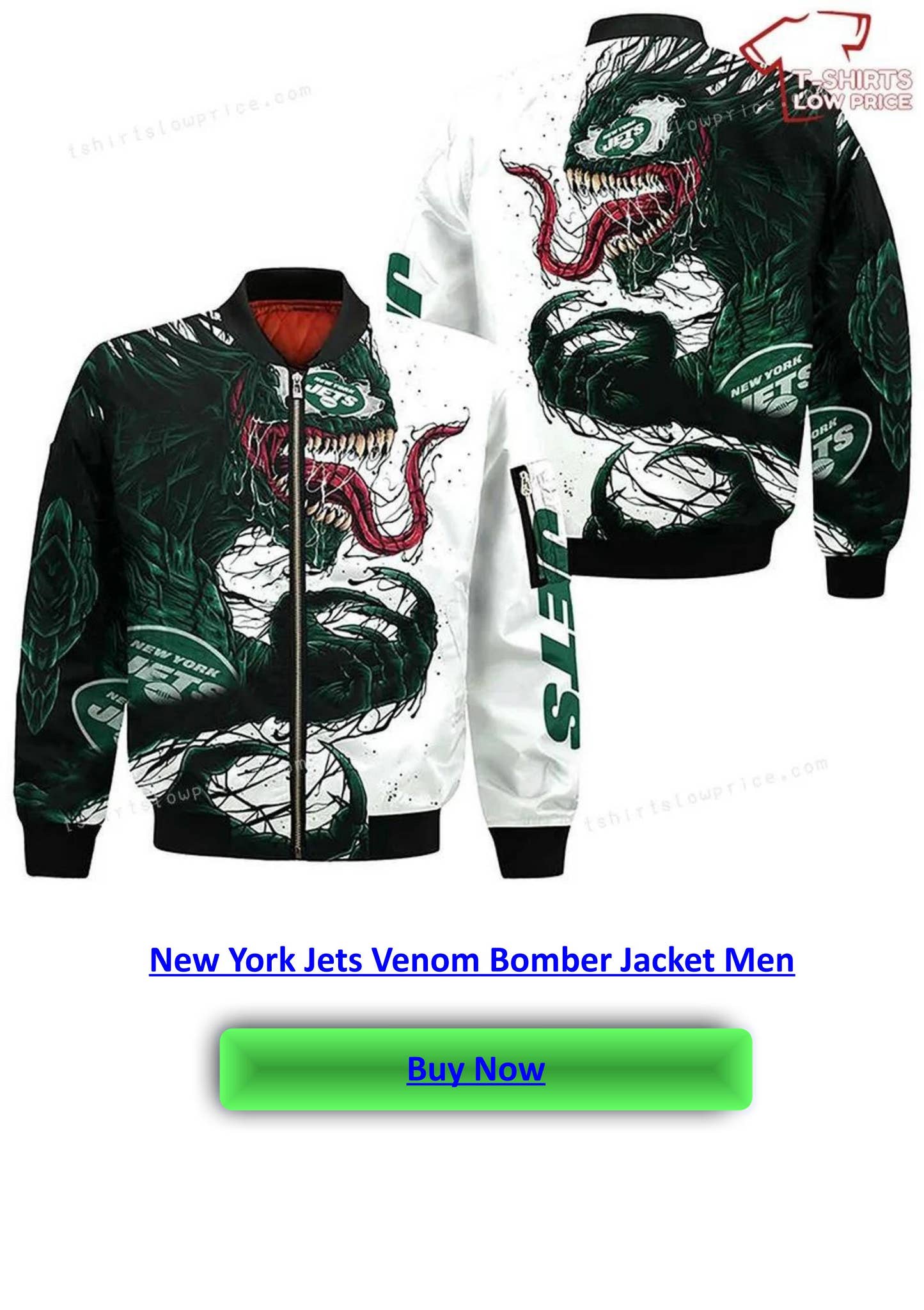 New York Jets Venom Bomber Jacket Men by Tshirts Low Price - Issuu