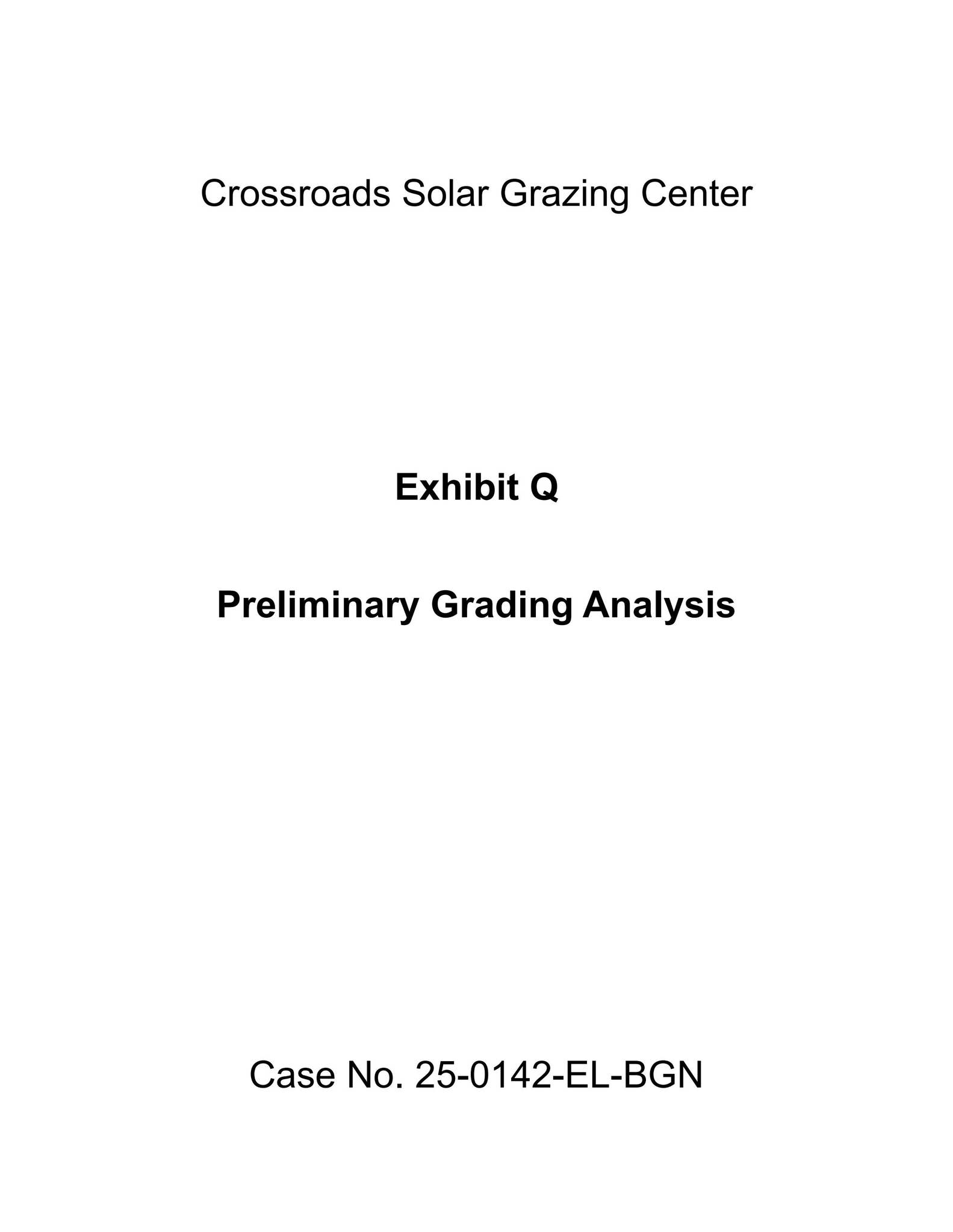 Exhibit Q - Preliminary Grading Analysis by Doug Herling - Issuu