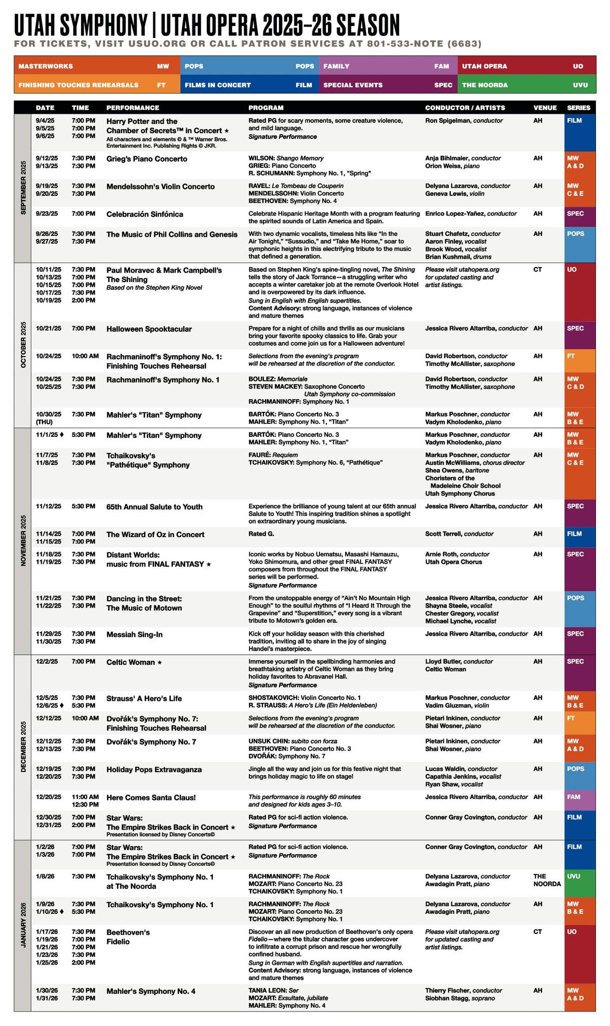 USUO 2025-26 Season At-A-Glance by Utah Symphony | Utah Opera - Issuu