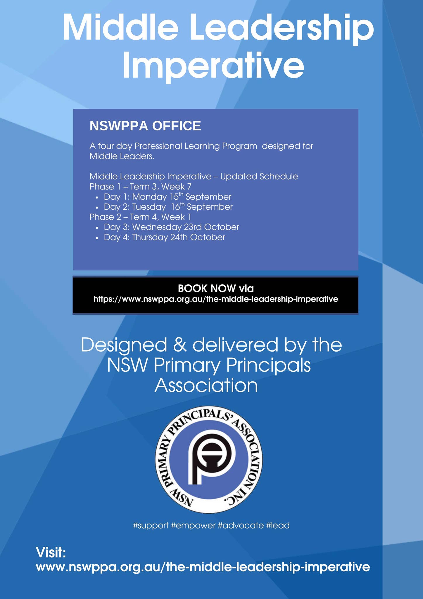 The Middle Leadership Imperative 2025 by NSWPPA Professional Learning ...