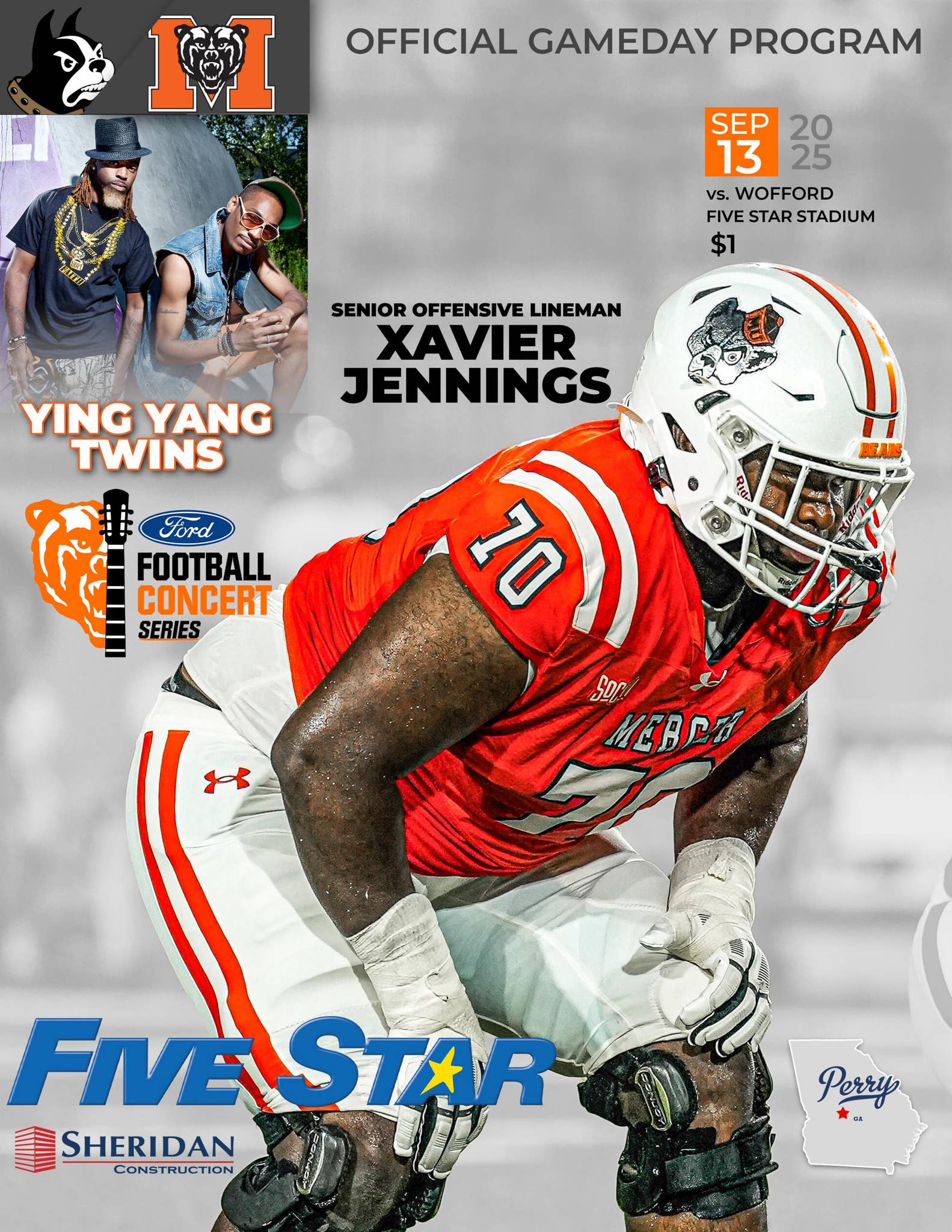 Mercer Football Game Program (September 30, 2025) by MercerAthletics ...