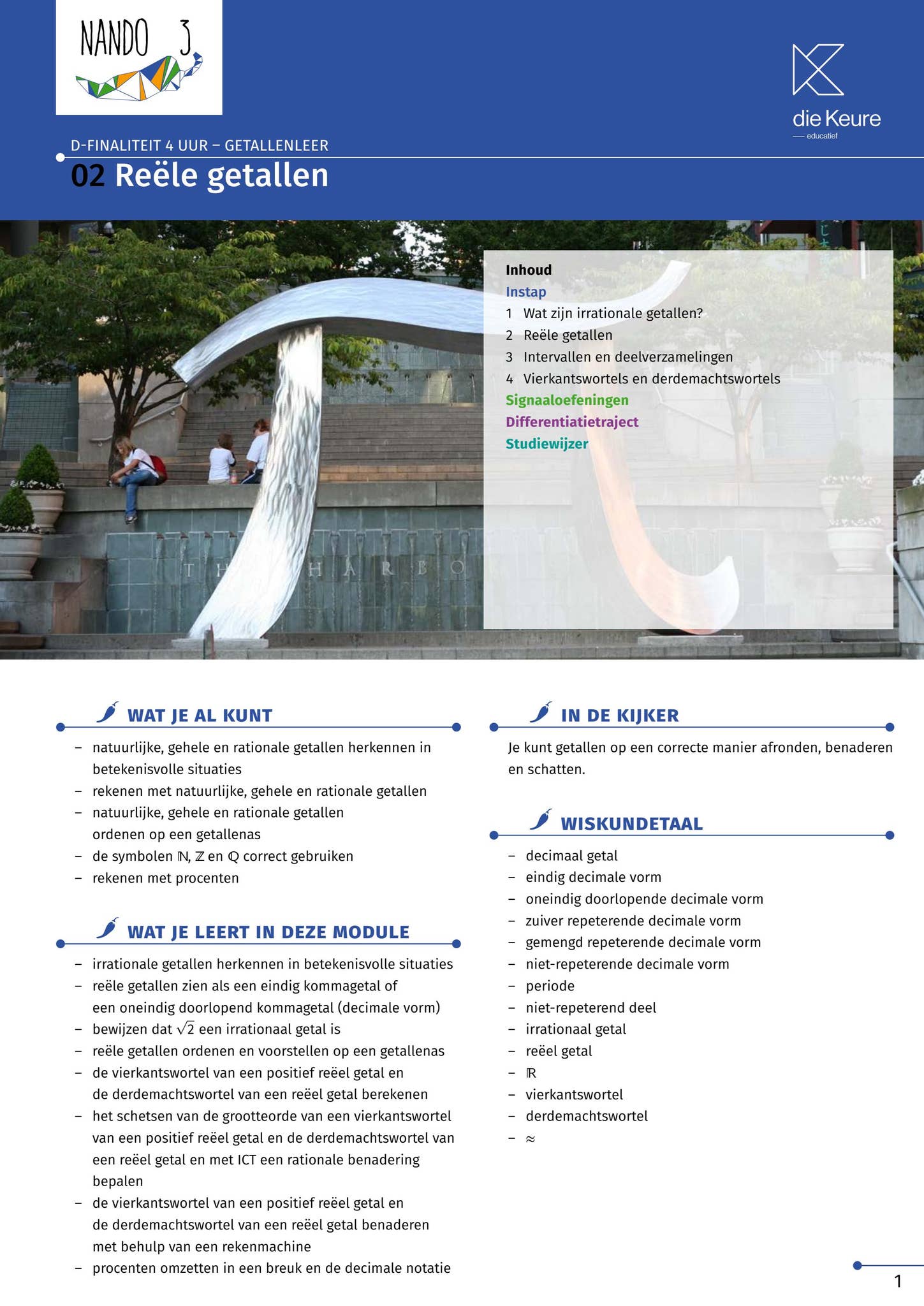 Nando 3 D4 Module 02 reele getallen - inkijk methode by die Keure - Issuu