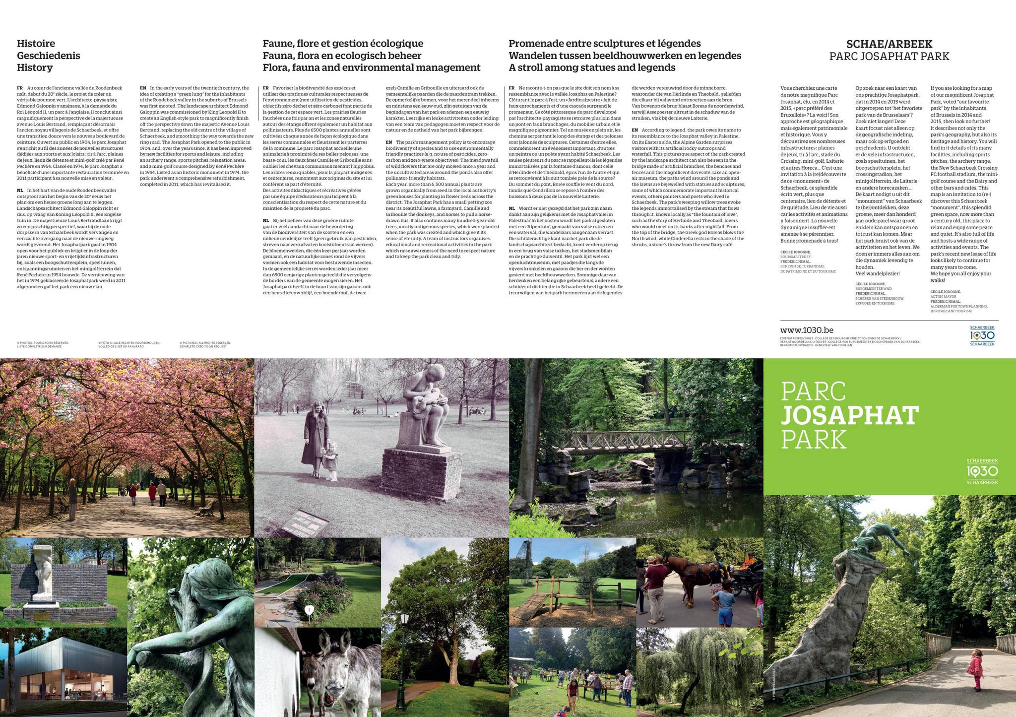 Brochure parc josaphat by Schaerbeek 1030 Schaarbeek - Issuu