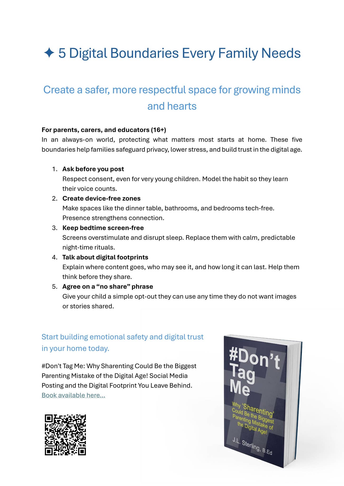 5 Digital Boundaries Every Family Needs – A Parent’s Mini-Guide (Free ...
