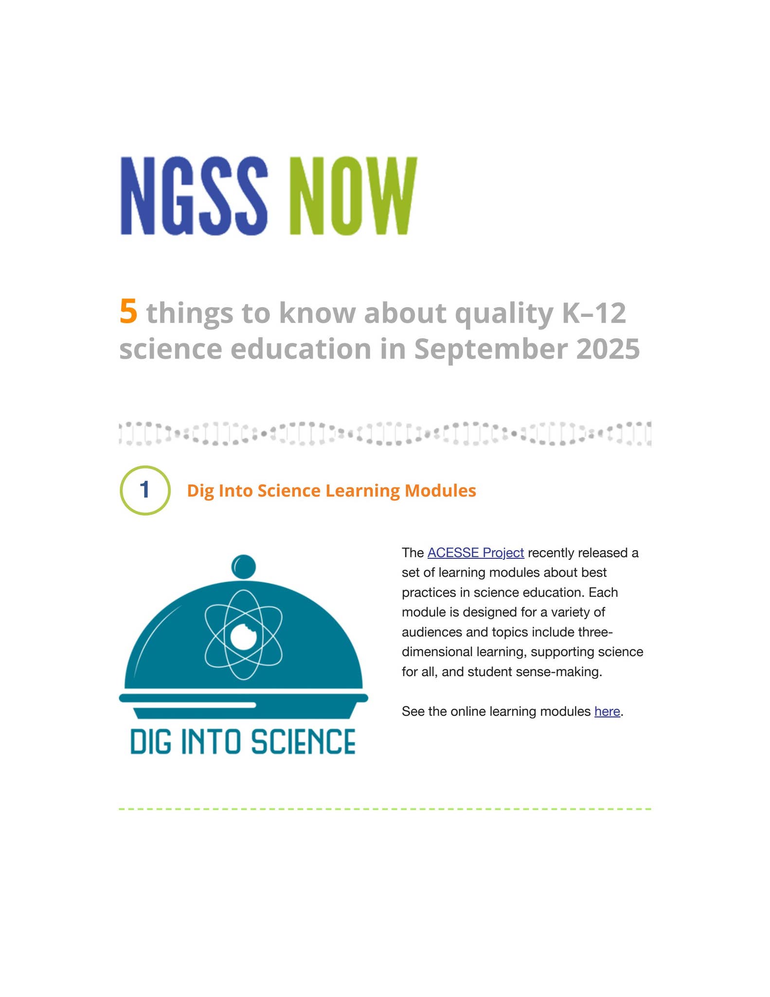 September 2025 NGSS Now Newsletter by NextGenScience - Issuu