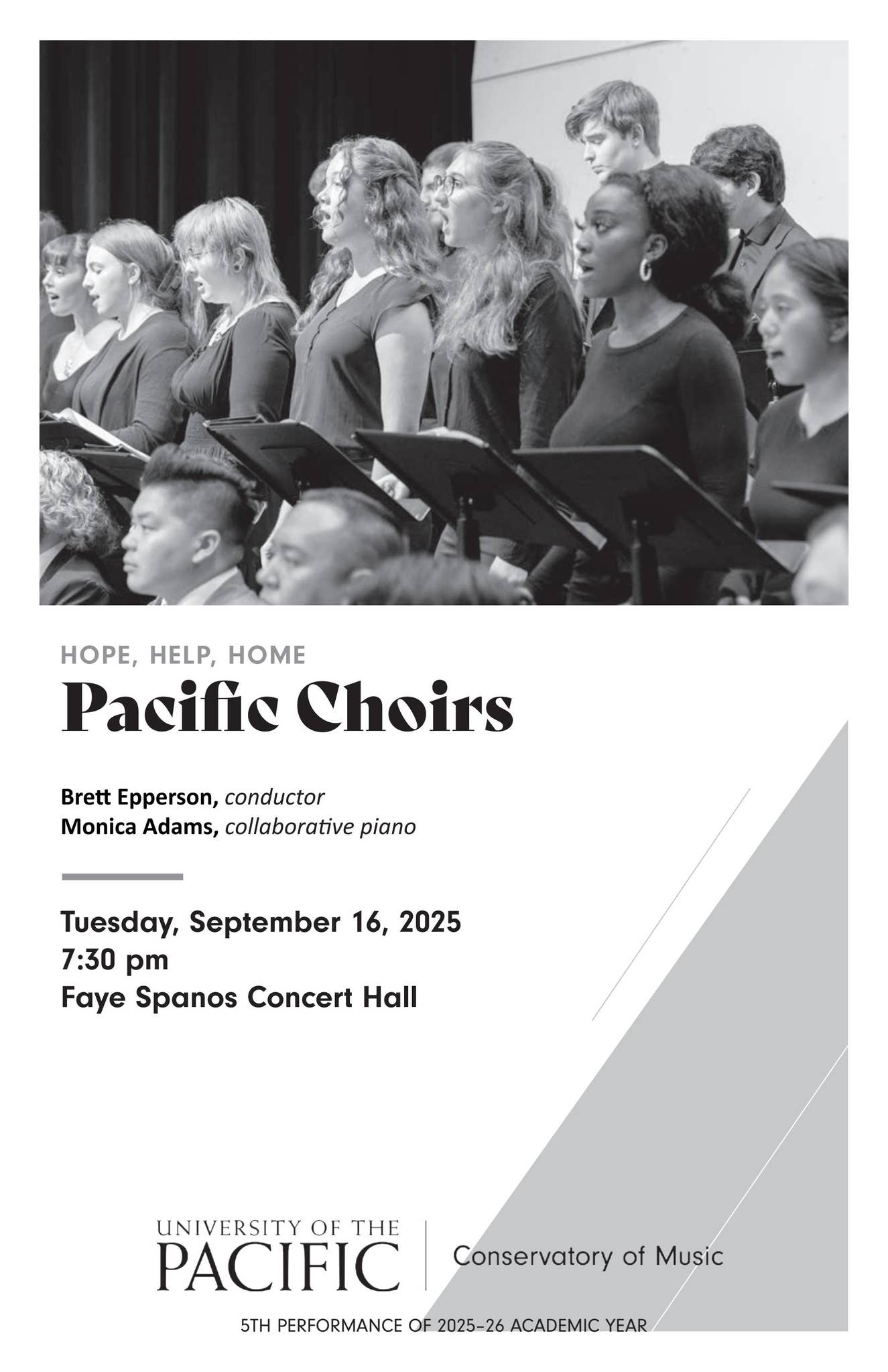 Pacific Choirs 09-16-2025 by University of the Pacific Conservatory of ...