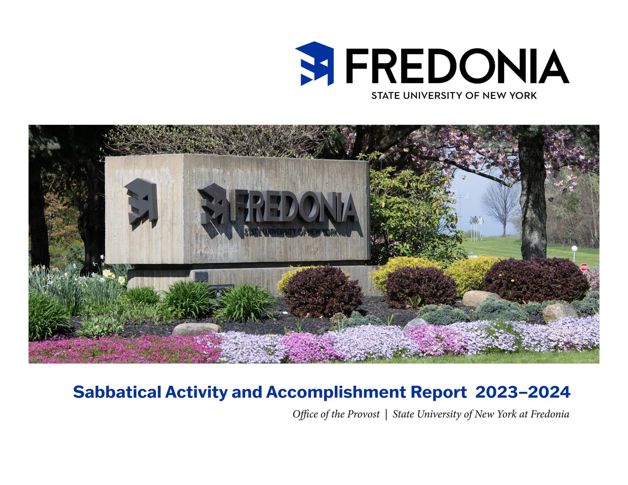 SUNY Fredonia Sabbatical Activity Report 2023–2024 ada by SUNY Fredonia - Issuu