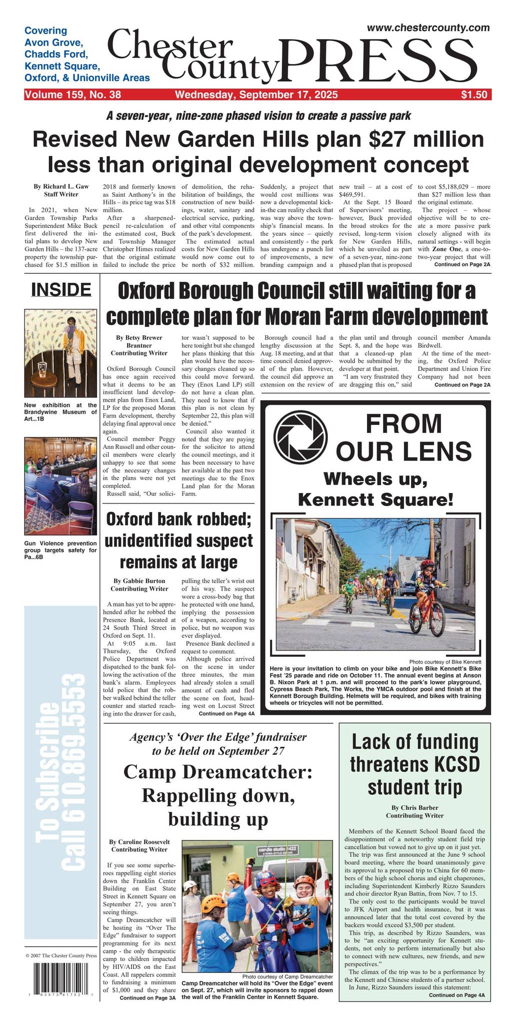 Chester County Press 09-17-2025 Edition by Ad Pro Inc. - Issuu