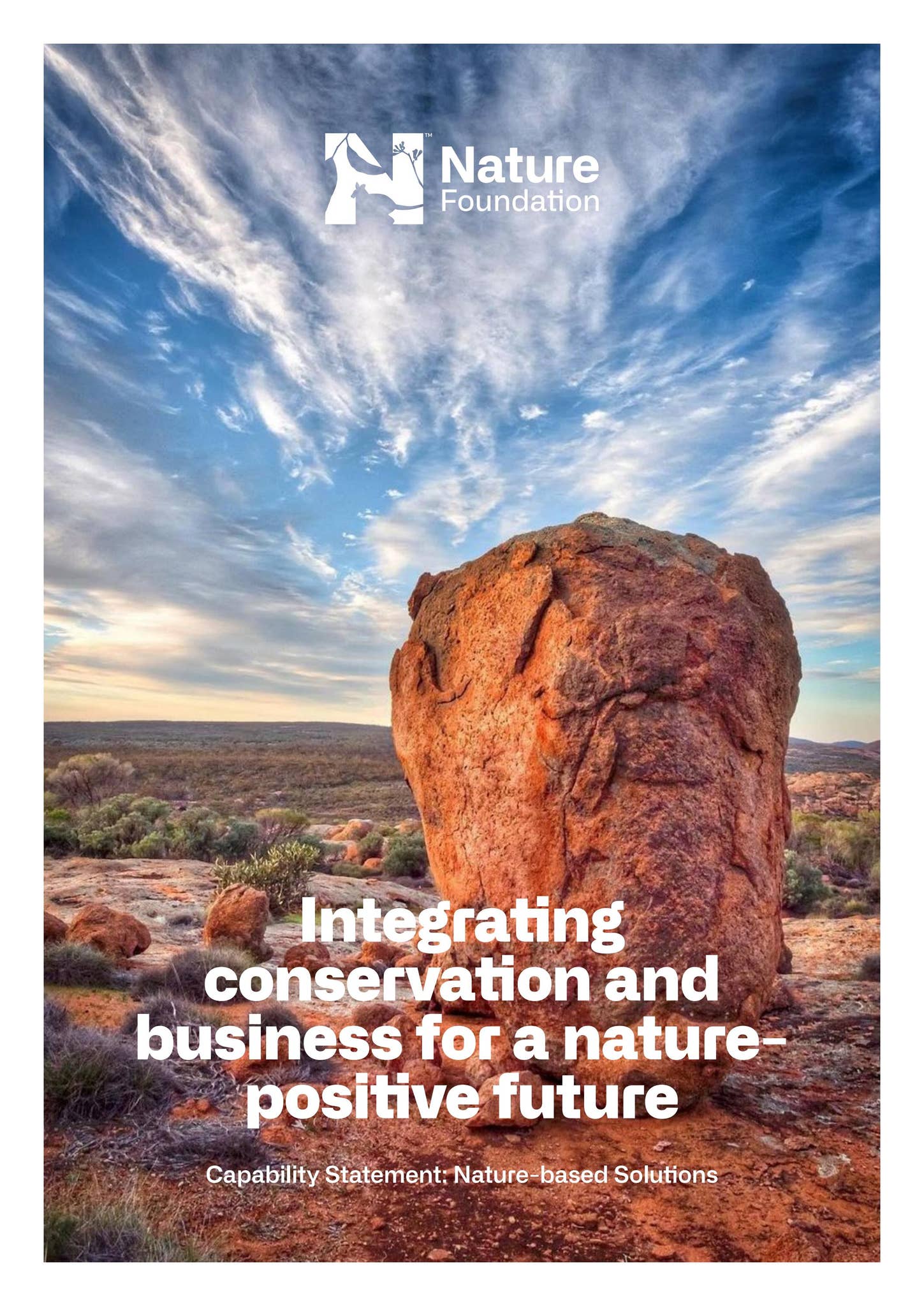 Capability Statement: Nature-based Solutions - Nature Foundation by ...