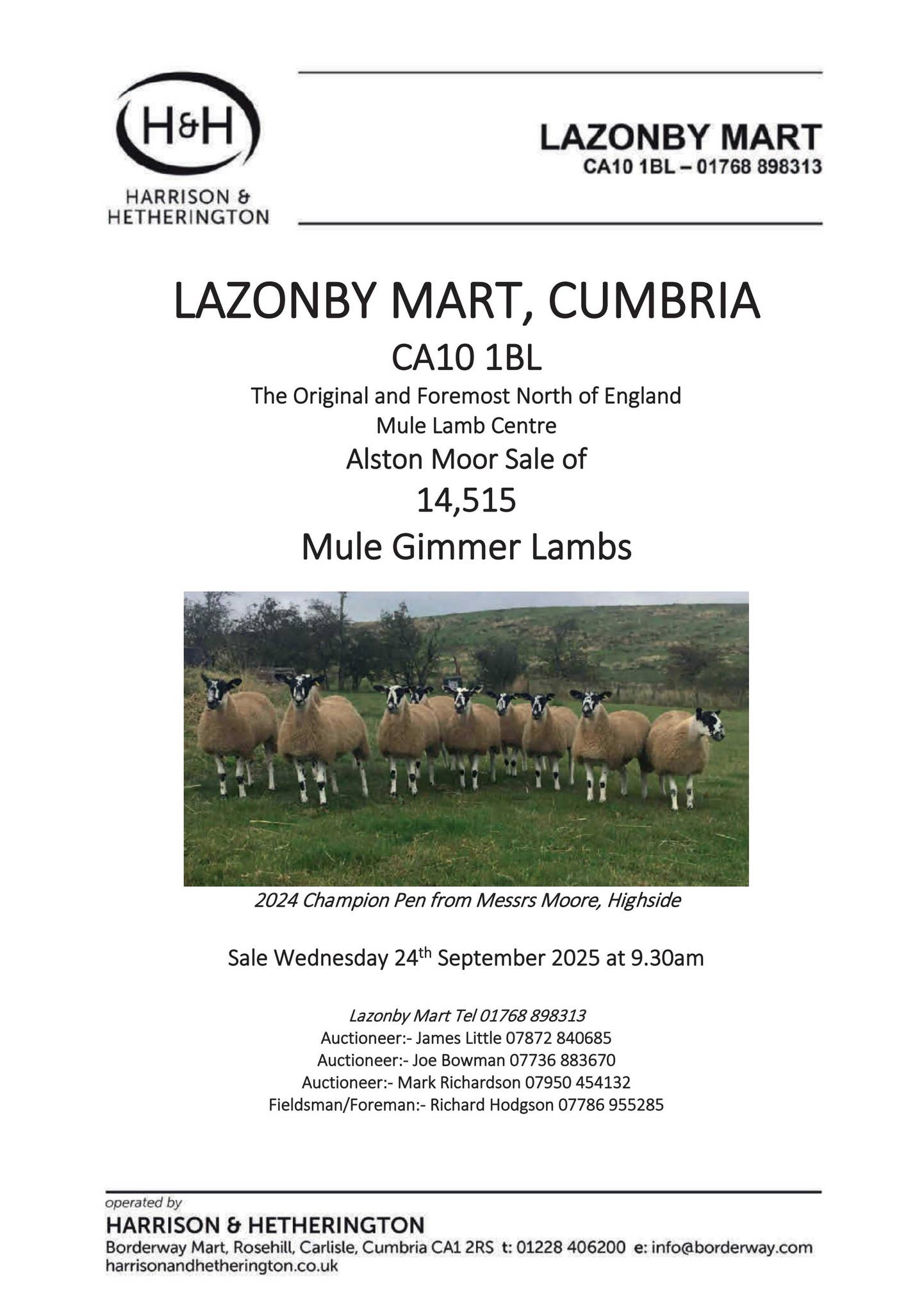 162731_162731 Lazonby Catalogue 2025 by Harrison & Hetherington - Issuu